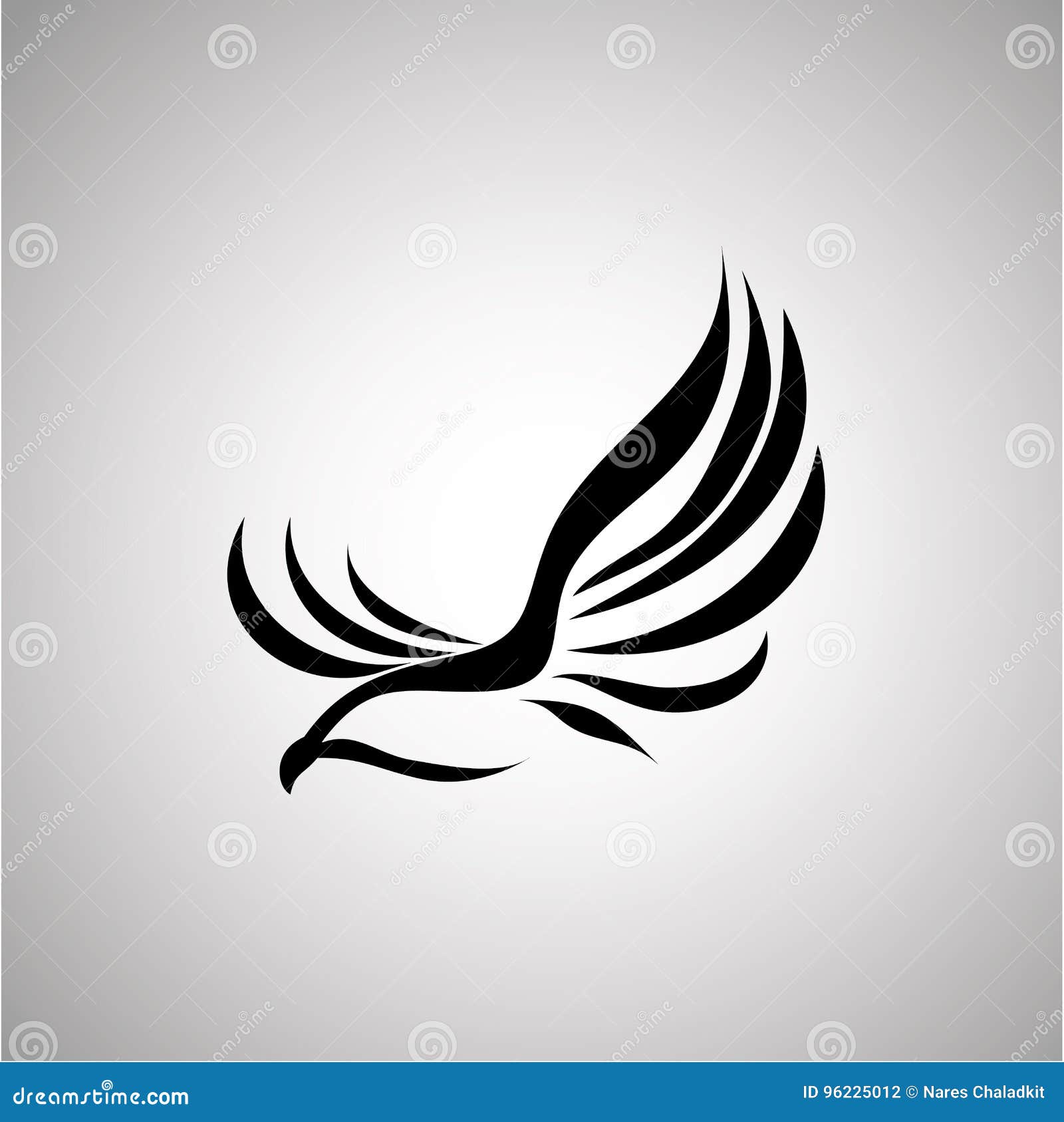 Ideas Hawk Design Illustration Graphic on Background Stock Illustration ...