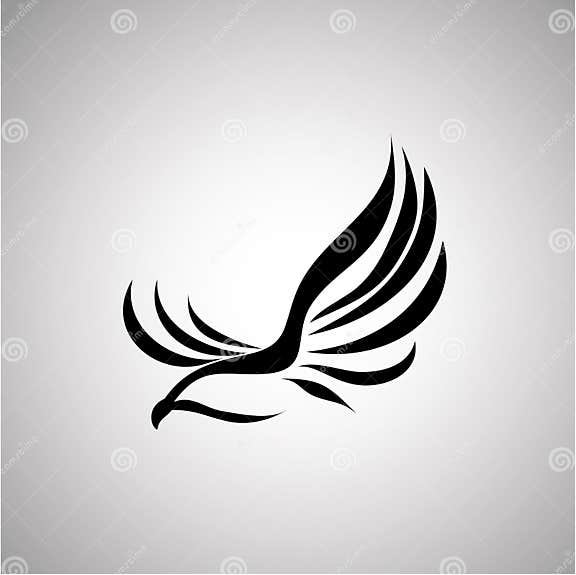 Ideas Hawk Design Illustration Graphic on Background Stock Illustration ...