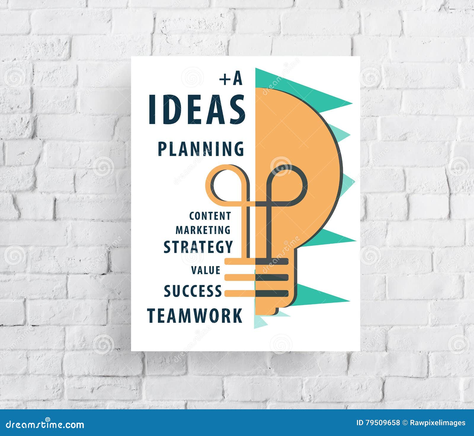 Ideas Idea Vision Design Plan Objective Mission Concept Stock Photo ...