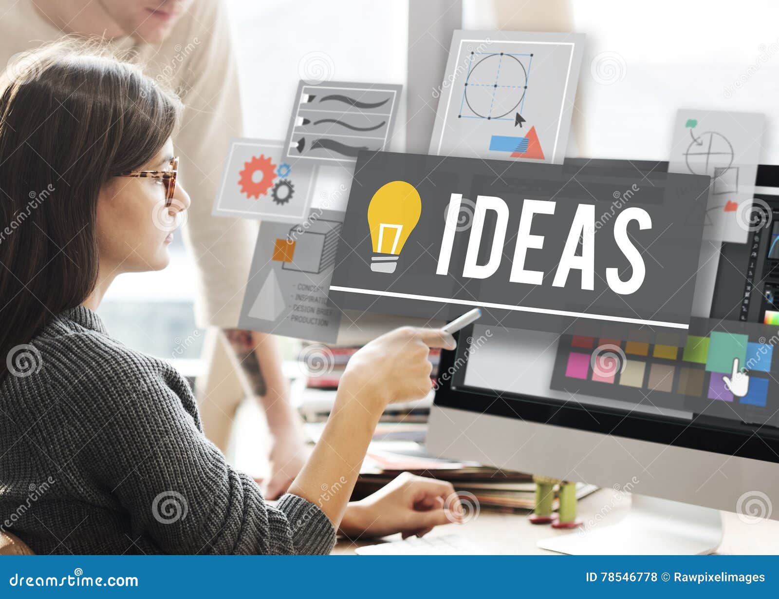 Ideas Innovation Creativity Plan Thoughts Concept Stock Photo - Image ...