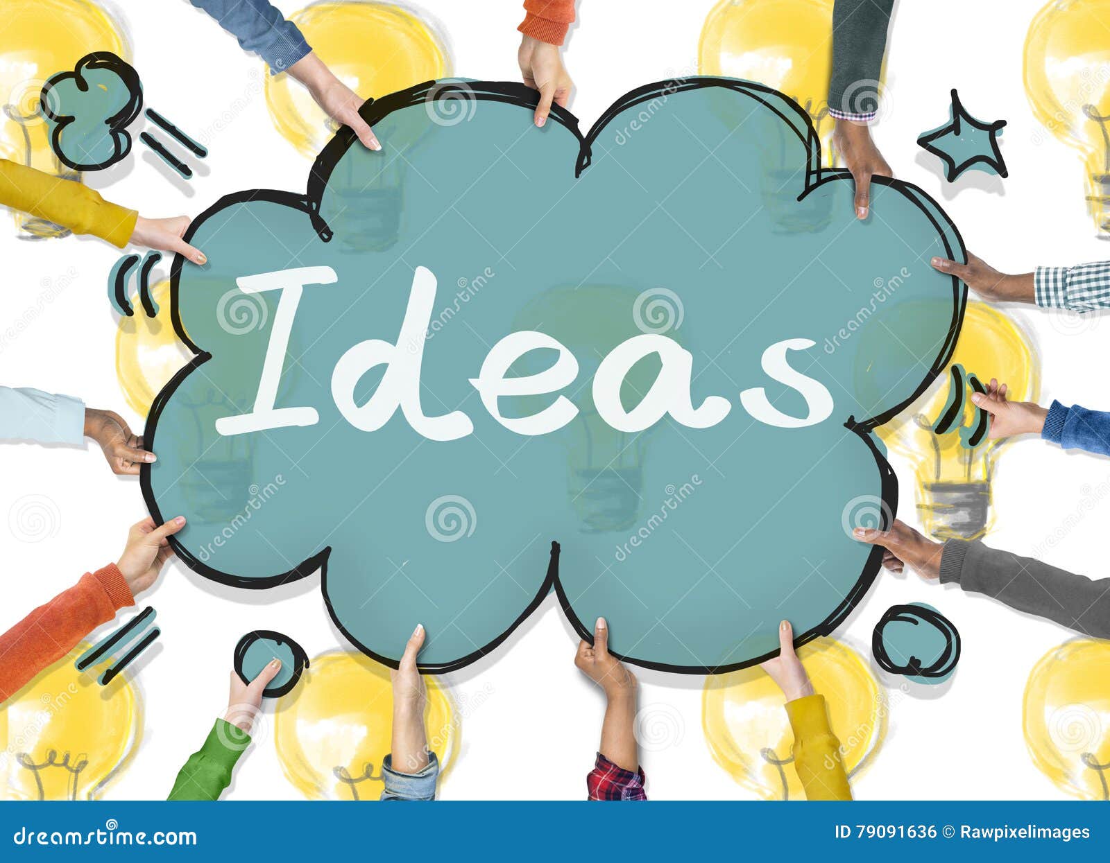 Ideas Innovation Tactics Thoughts Plan Concept Stock Illustration ...