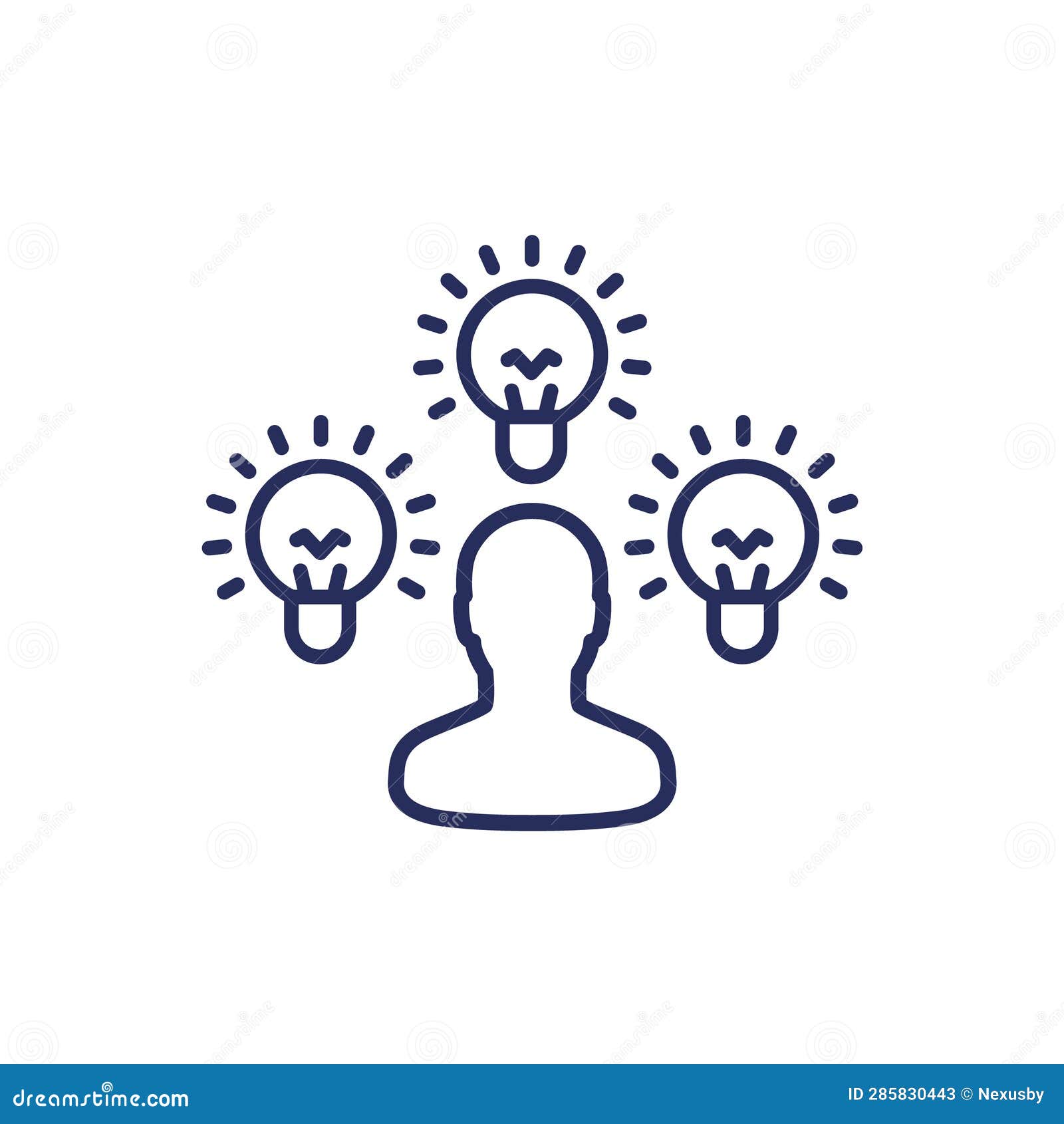 Originator Line Icons Collection. Creator, Innovator, Pier, Architect ...