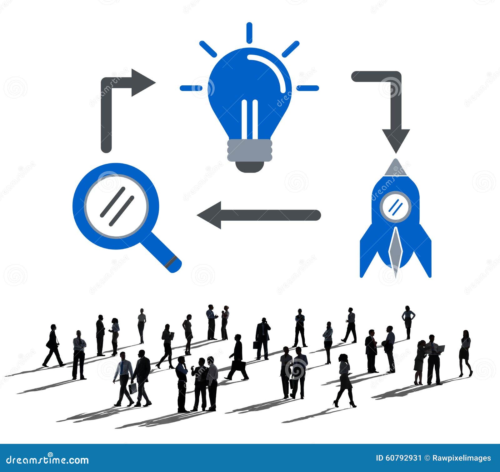 Ideas Inspiration Imagination Vision Innovation Concept Stock ...