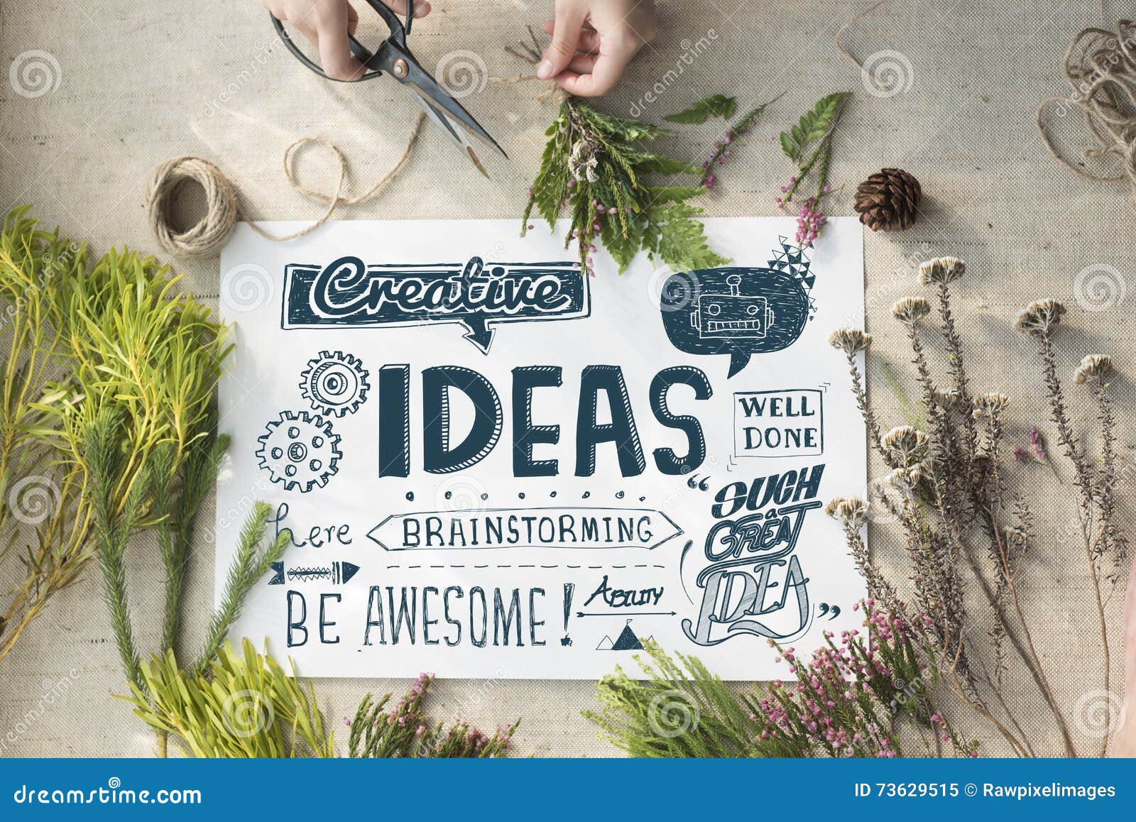 Ideas Inspire Creative Thinking Motivation Concept Stock Image - Image ...