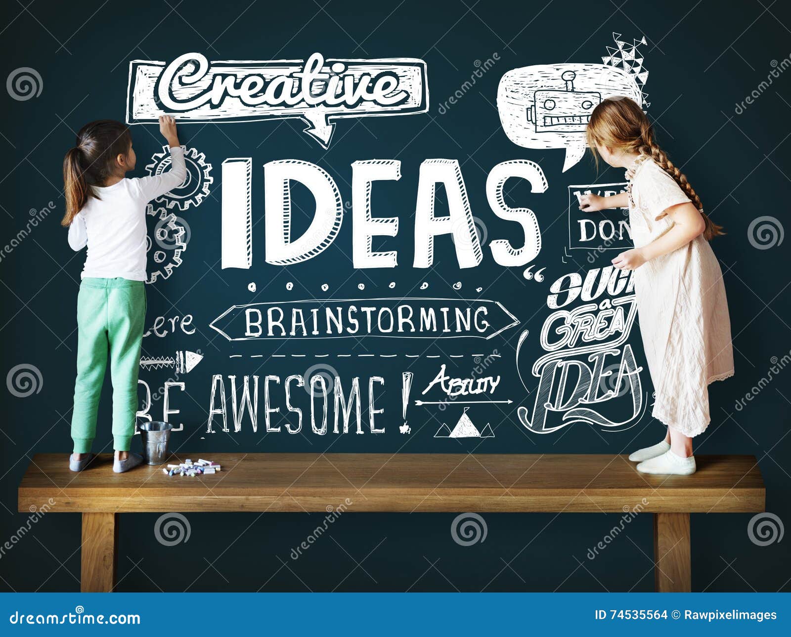 Ideas Inspire Creative Thinking Motivation Concept Stock Photo - Image ...