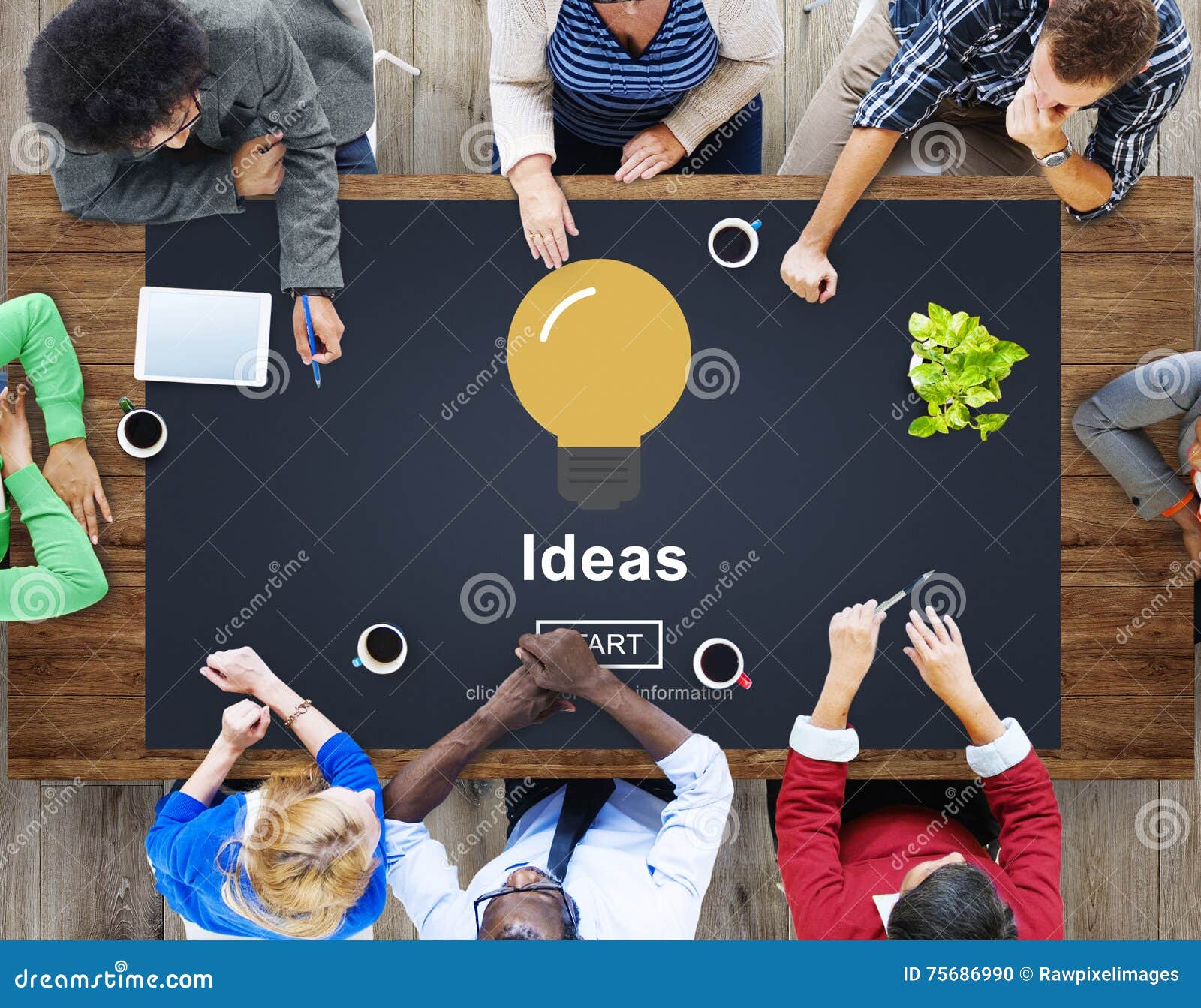 Ideas Inspire Creative Thinking Motivation Concept Stock Photo - Image ...