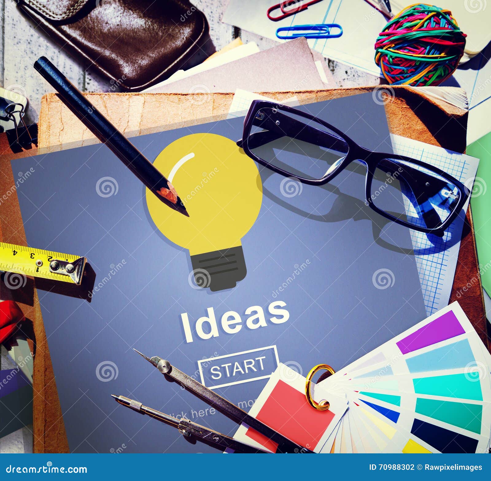 Ideas Knowledge Innovation Aspiration Inspiration Concept Stock Photo ...