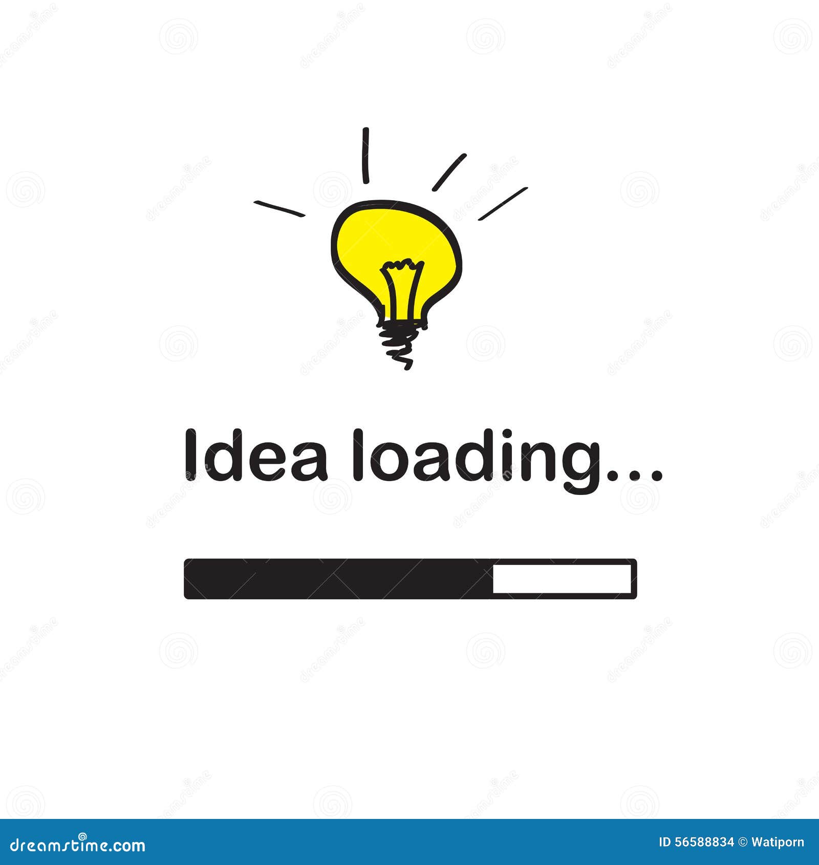 Ideas stock illustration. Illustration of concept, creativity - 56588834