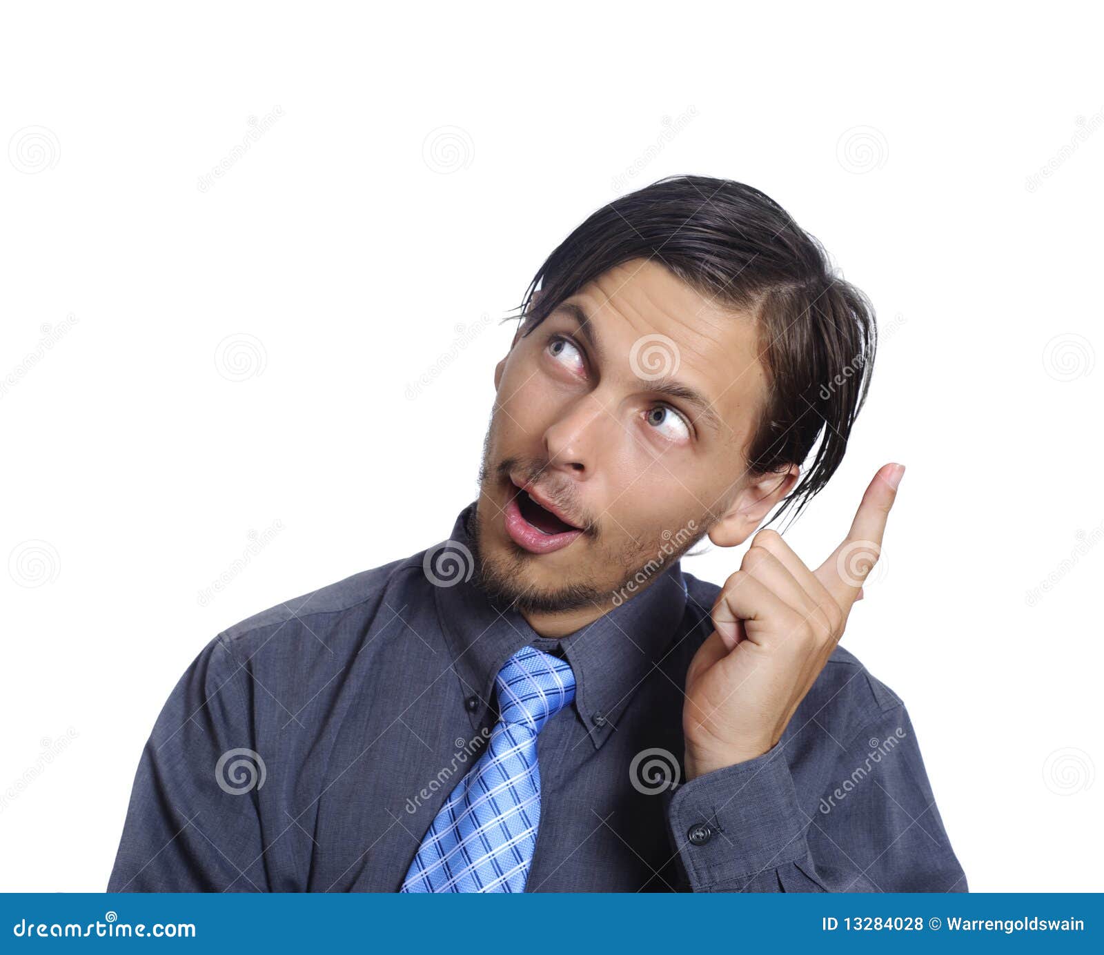 Ideas man stock photo. Image of modern, businessperson - 13284028