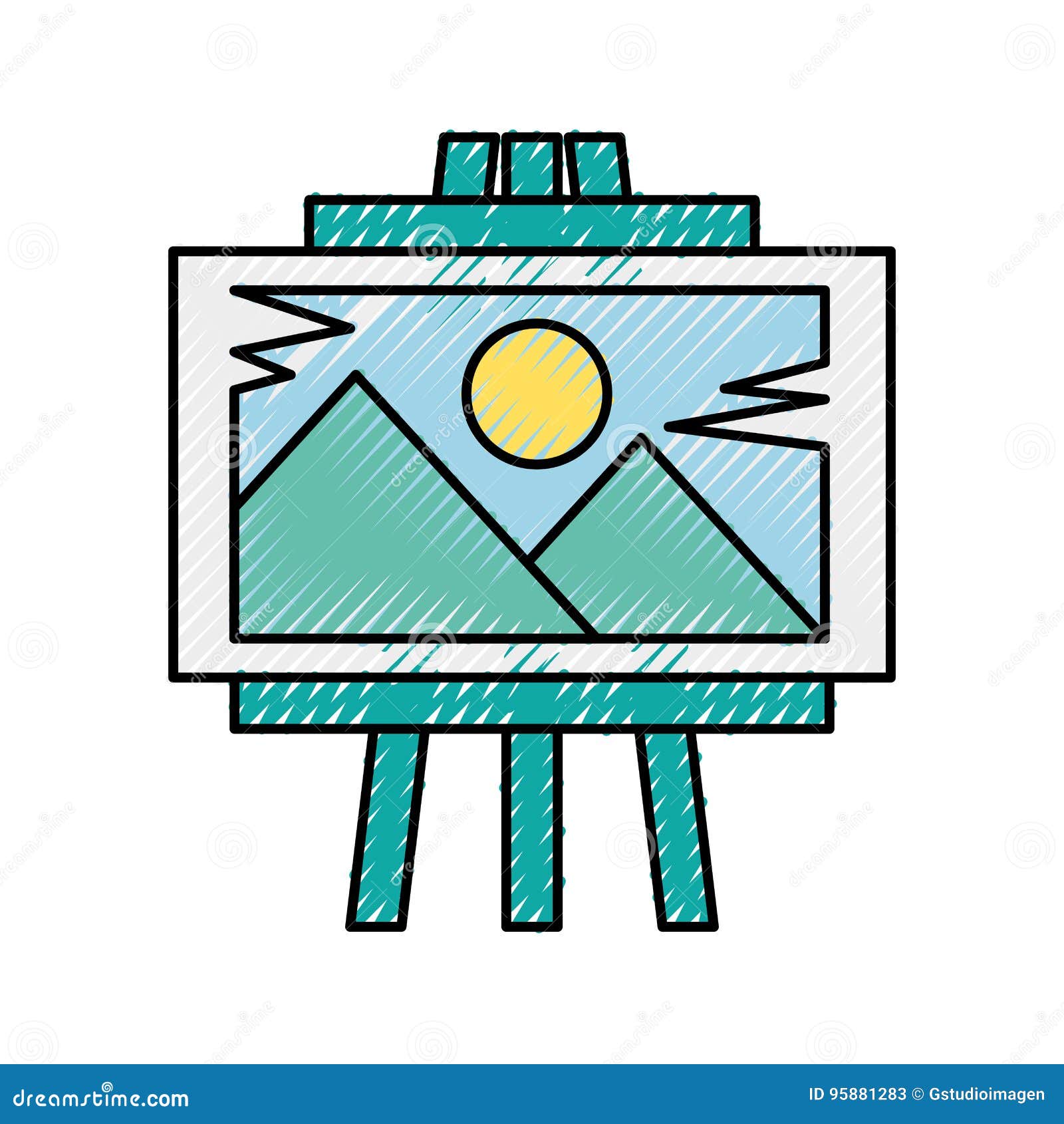 Ideas plasmar board stock vector. Illustration of concept - 95881283