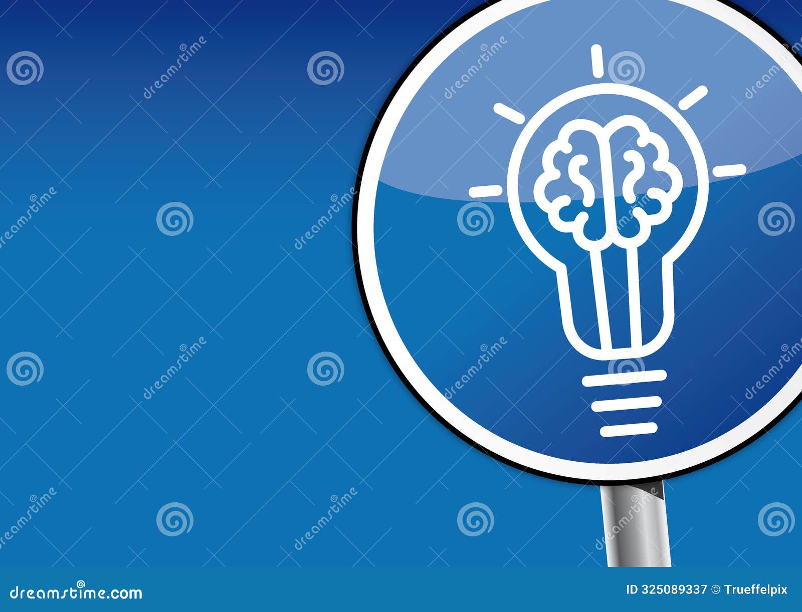 Ideas, Problem Solving and Imaginativeness - Signpost with Light Bulb ...