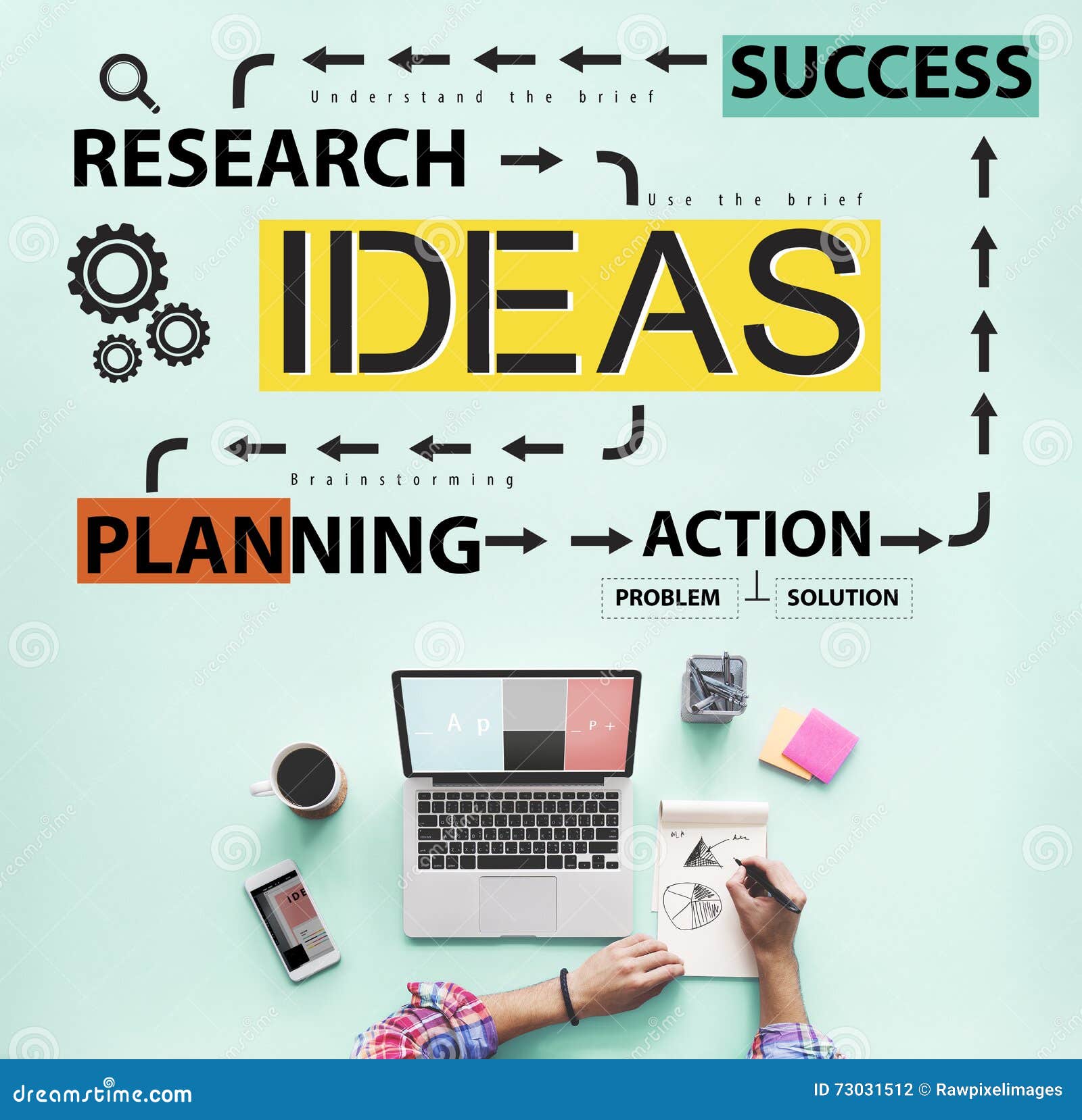 Ideas Proposition Strategy Suggestion Vision Concept Stock Photo ...