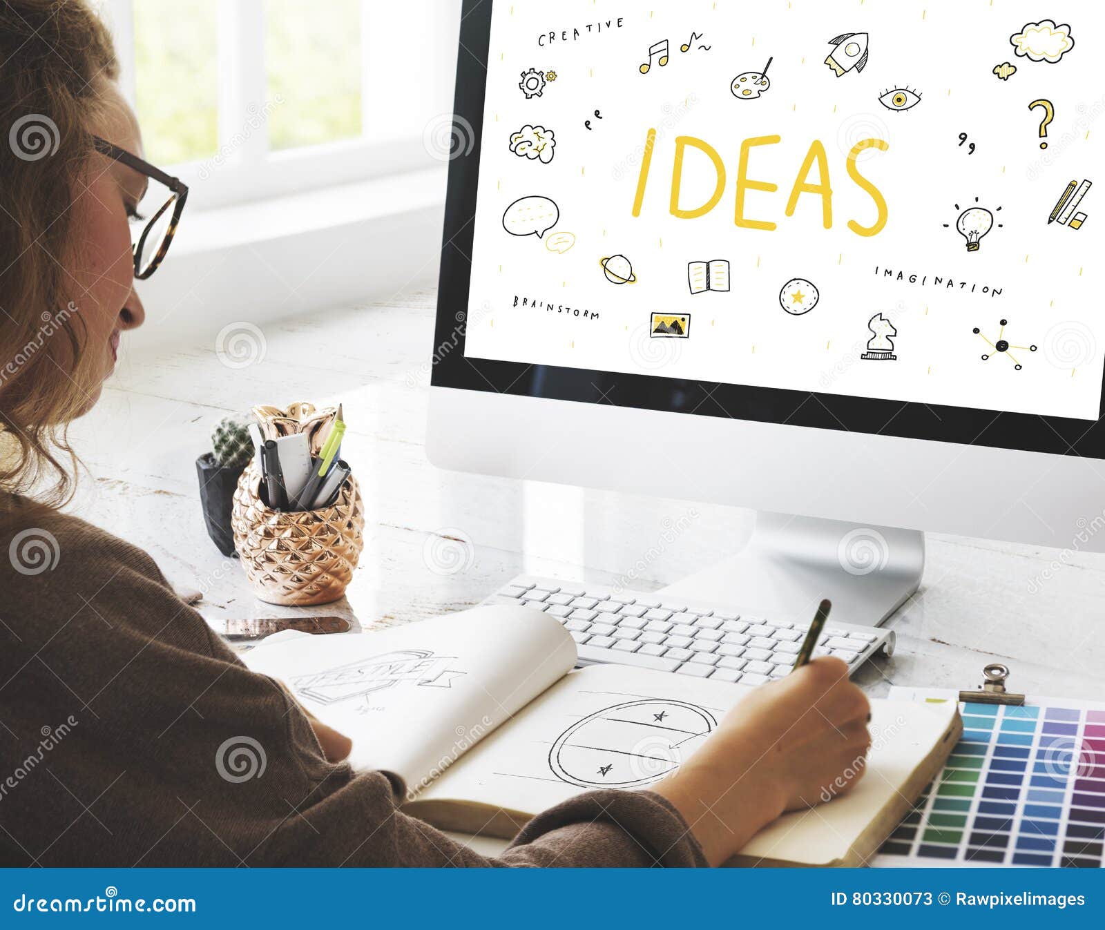 Ideas Strategy Action Design Vision Plan Concept Stock Image - Image of ...