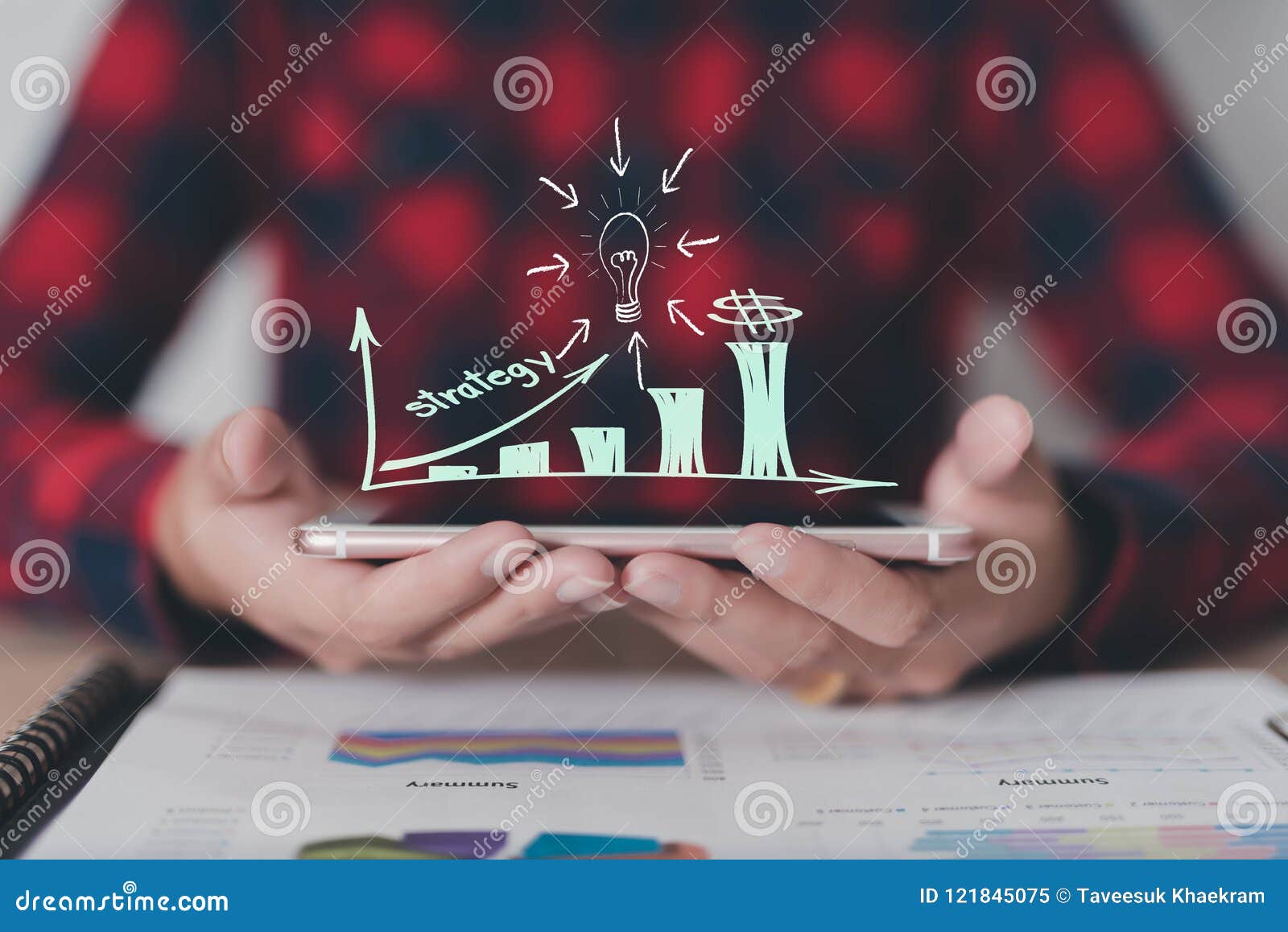 Ideas and Strategy To Study New Knowledge. Stock Image - Image of ...