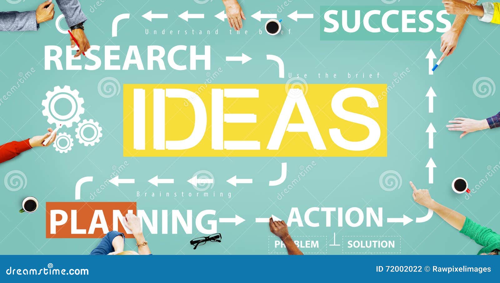 Ideas And Success - Pictured As Word Ideas And A F1 Car, To Symbolize ...