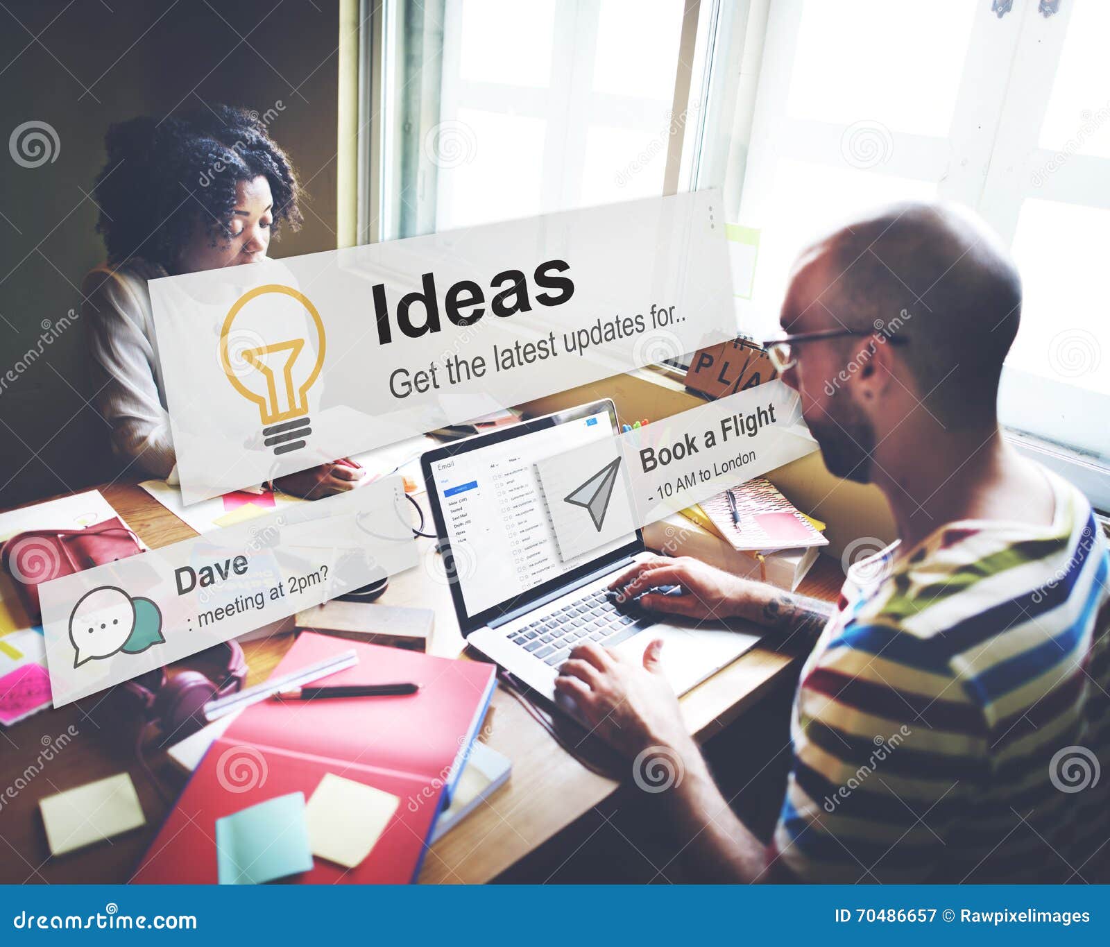 Ideas Thinking Creative Mission Thoughts Concept Stock Image - Image of ...