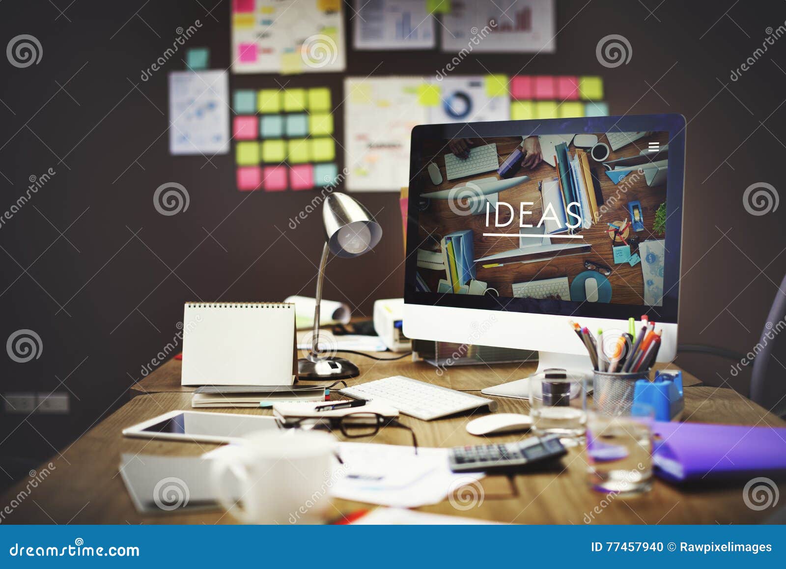 Ideas Thinking Creative Mission Thoughts Concept Stock Photo - Image of ...