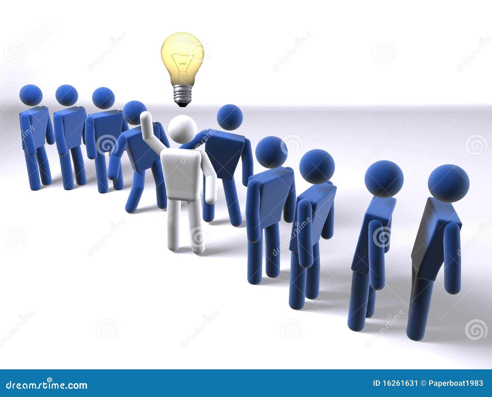 Idee stock illustratie. Illustration of suggereren, tribune - 16261631