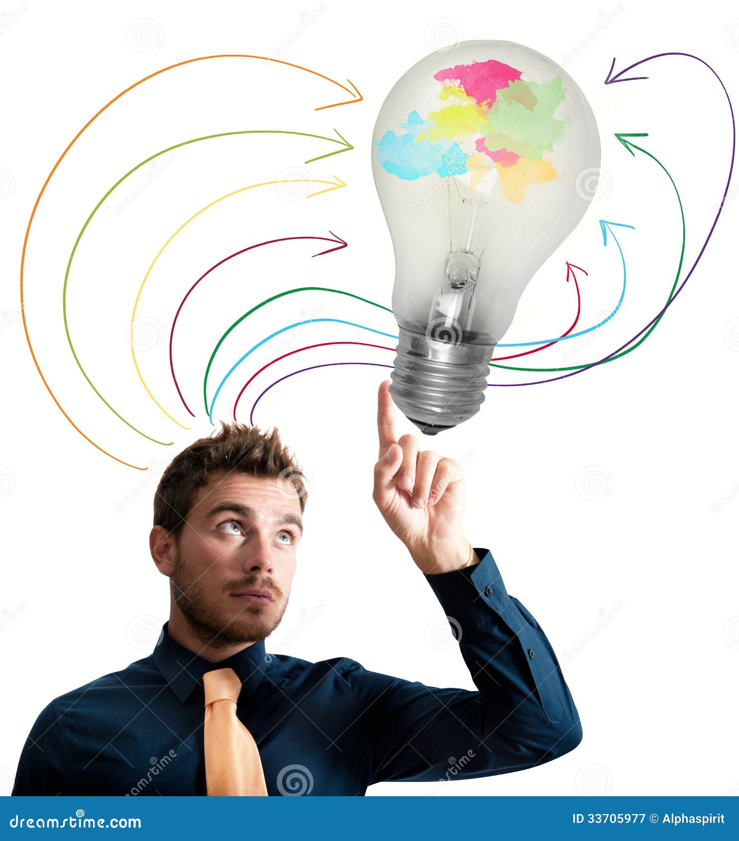 Idee stockbild. Bild von inspiration, innovation, elektrizität - 33705977