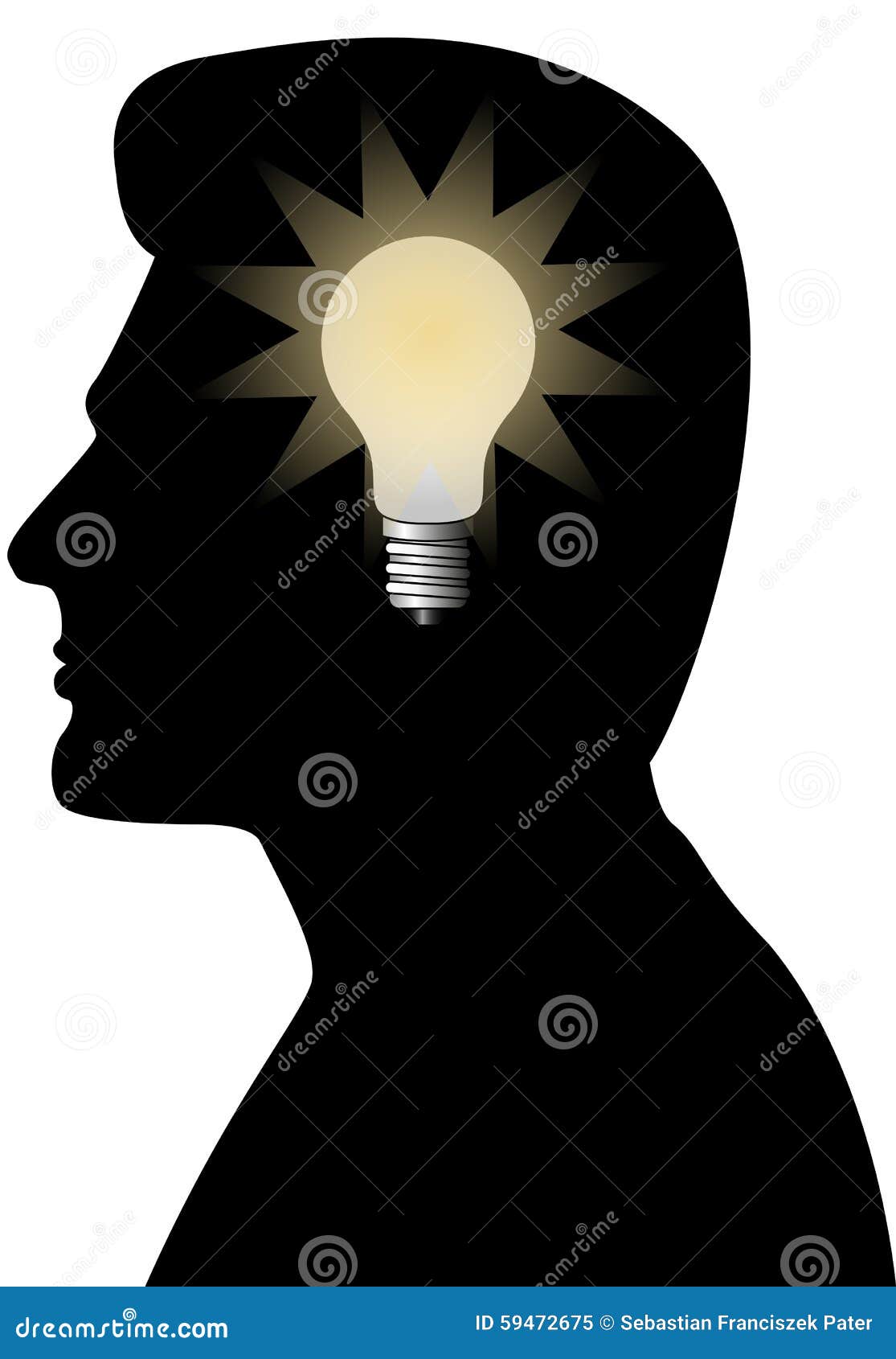 Idee vector illustratie. Illustration of verbeelding - 59472675