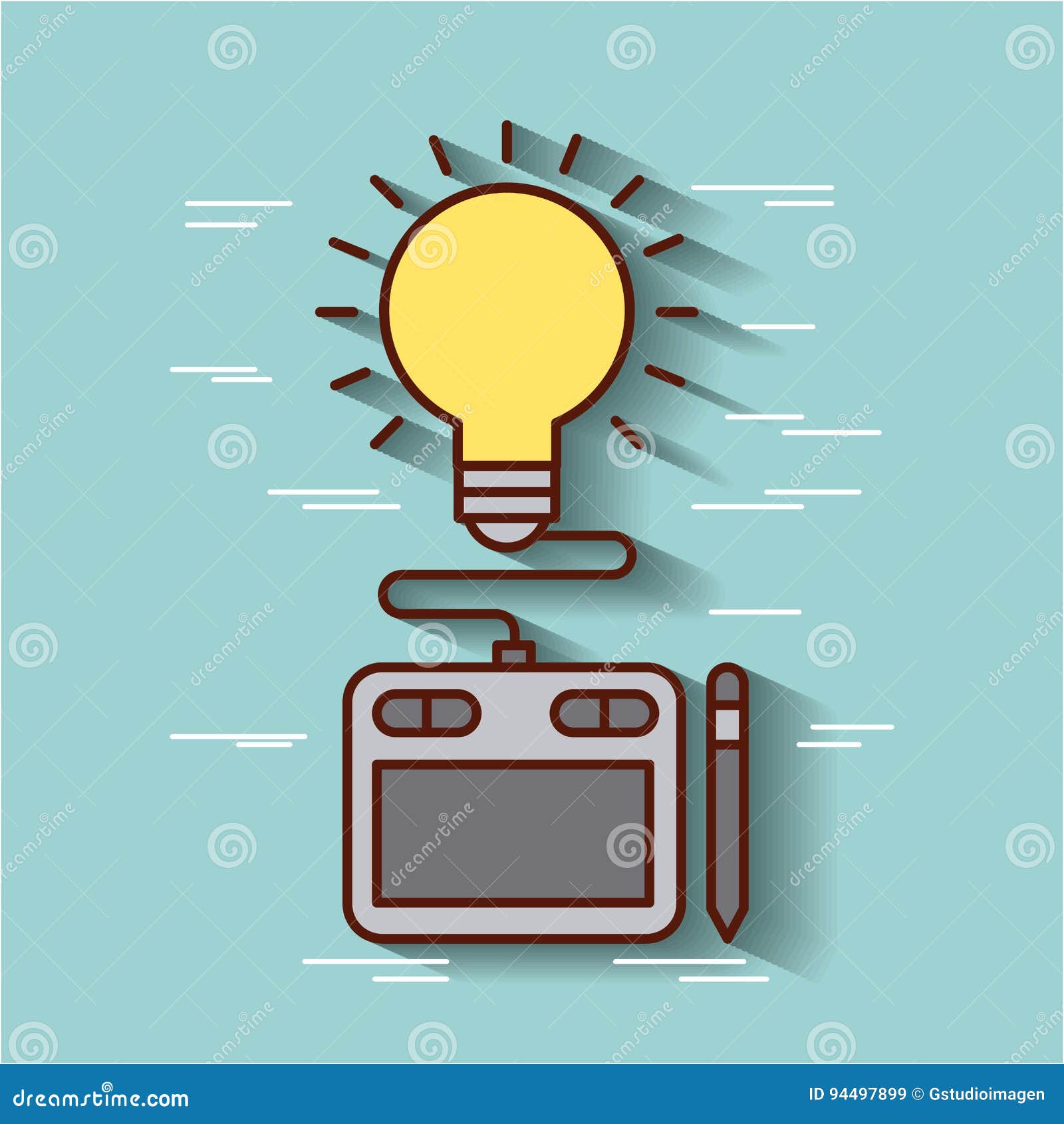 Idee tattili del grafico illustrazione vettoriale. Illustrazione di ...