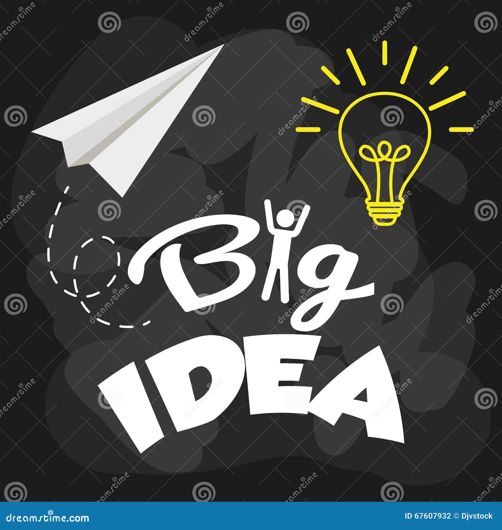 Idee Und Denken Unterschiedliches Design Vektor Abbildung ...