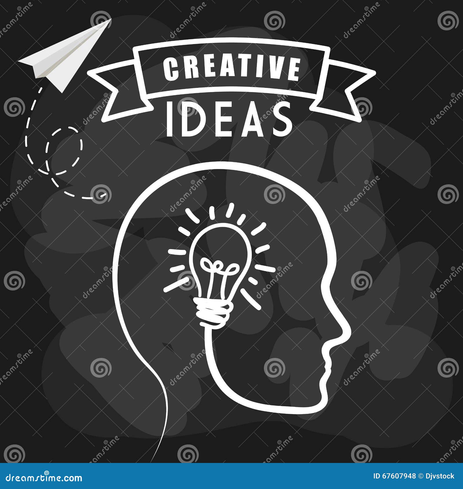 Idee Und Denken Unterschiedliches Design Vektor Abbildung ...