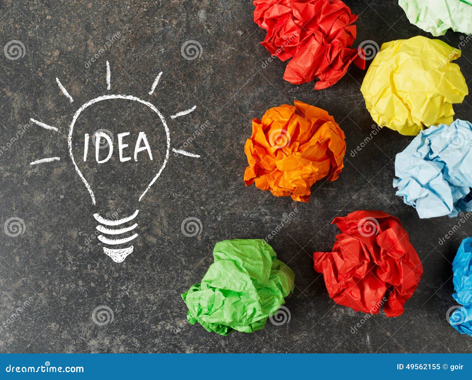 Ideea concept stock illustration. Illustration of paper - 49562155