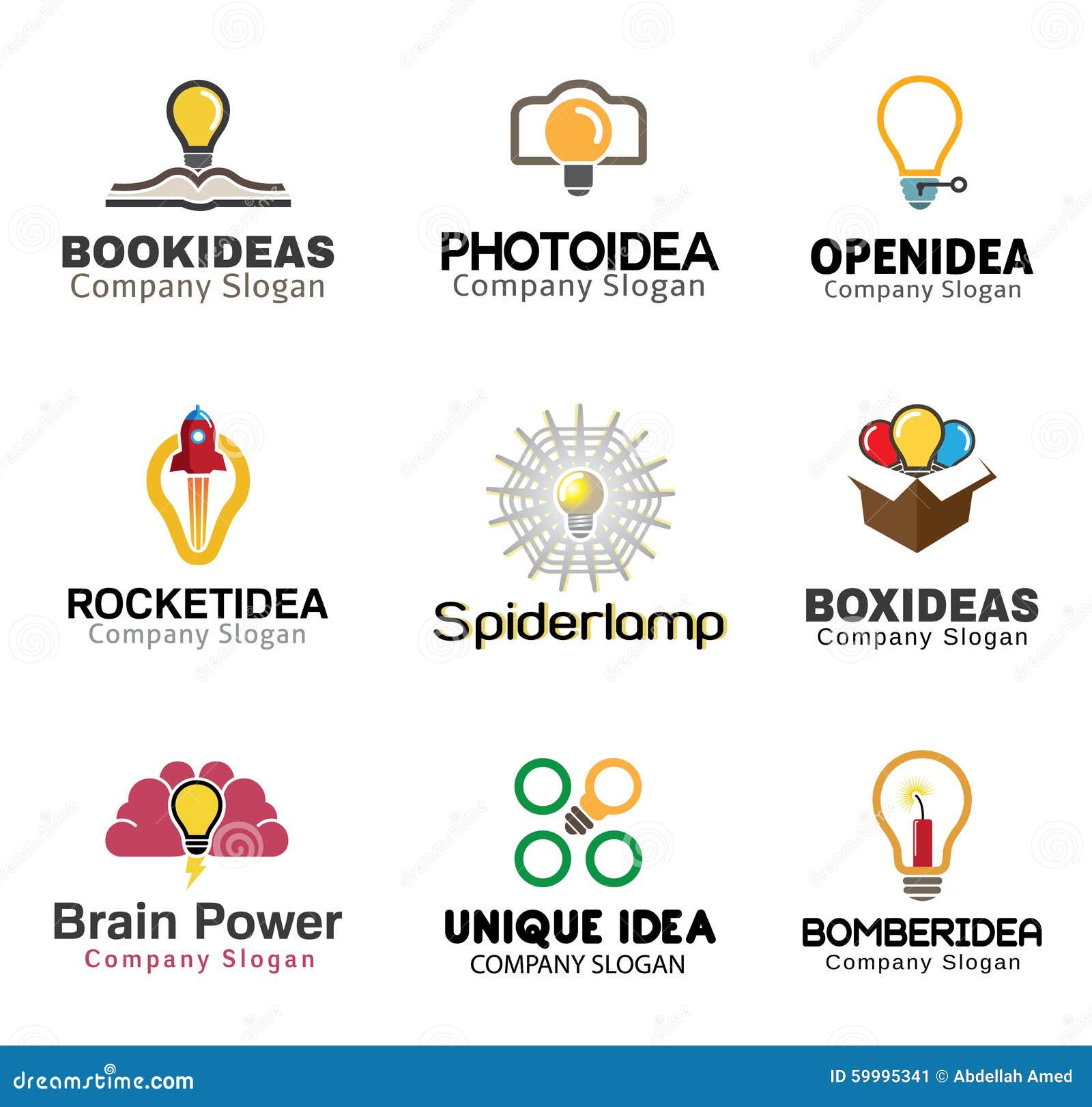 Ideen-kreatives Symbol-Design Vektor Abbildung - Illustration von ideen ...