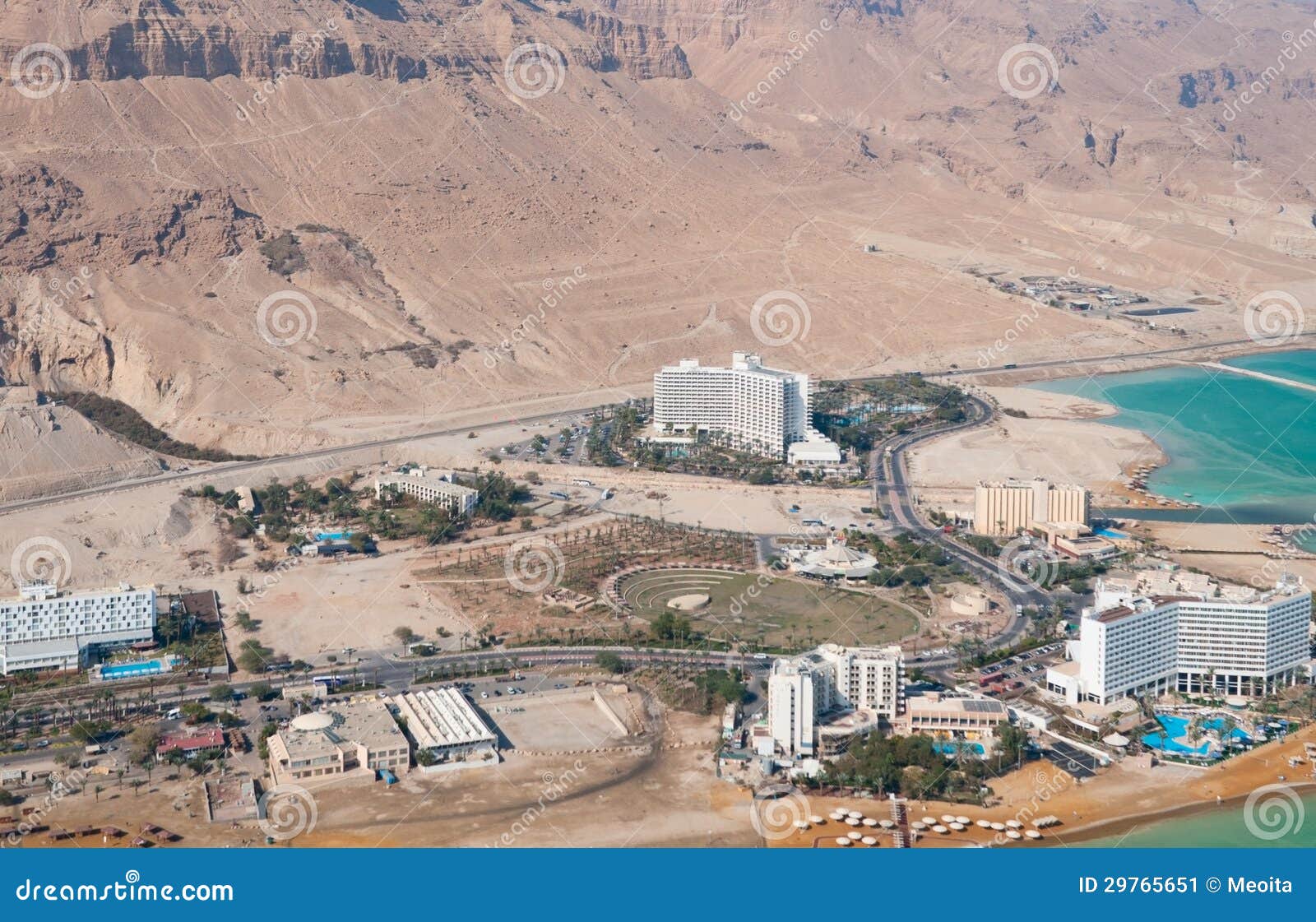 Recurso de Ein Bokek imagem de stock. Imagem de azul - 29765651