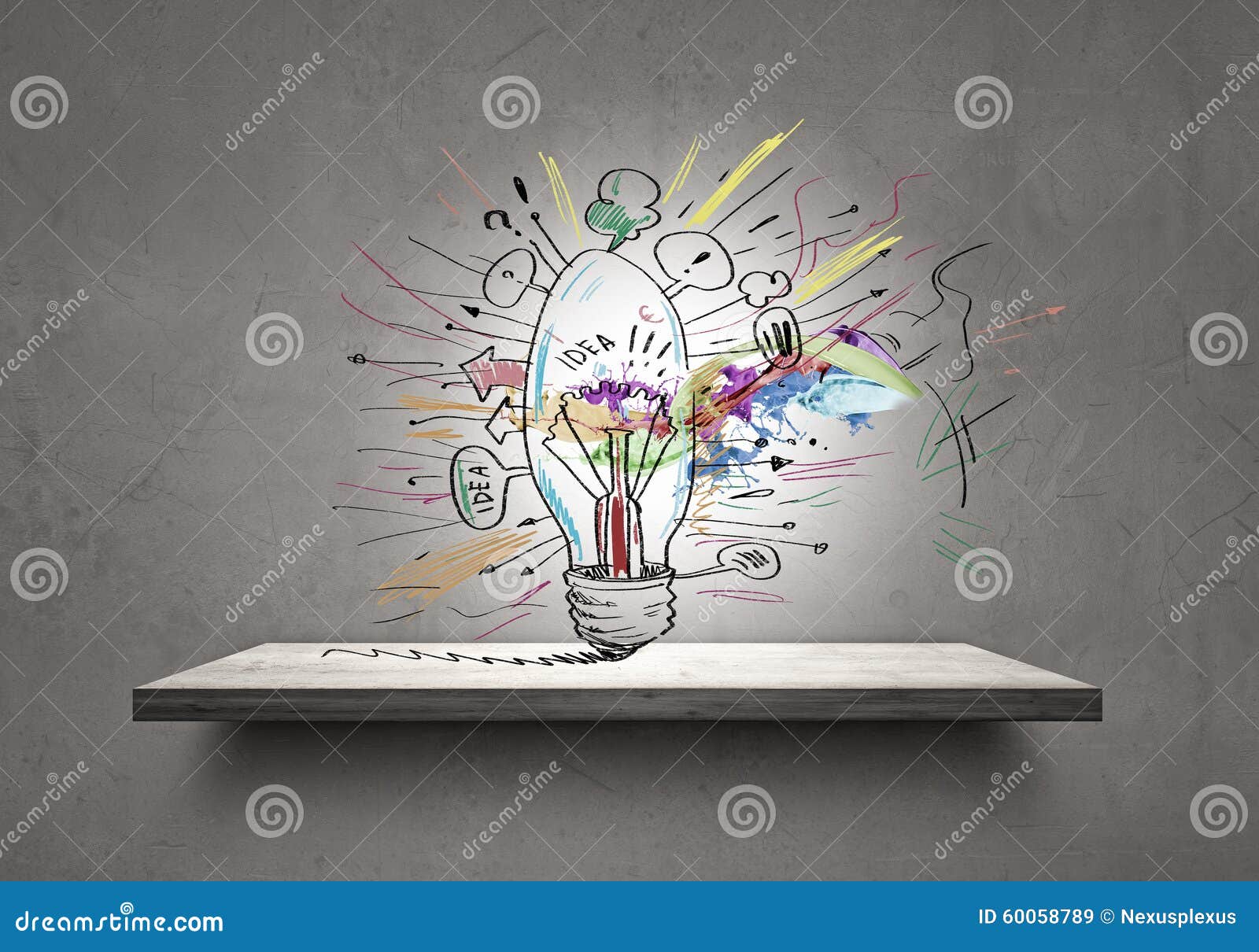 Ideias de Brigth imagem de stock. Imagem de estratégia - 60058789