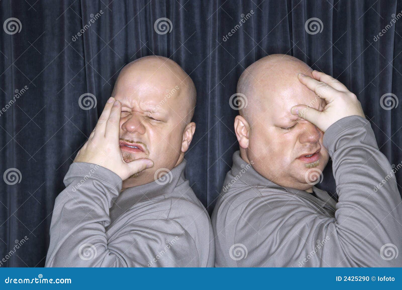 Identical Twin Girls Sisters Are Arguing Yelling At Each Other Royalty ...