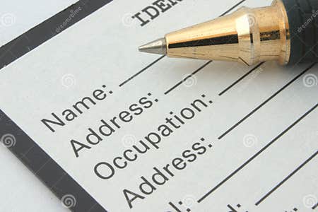 Identification stock image. Image of introduction, macro - 622005