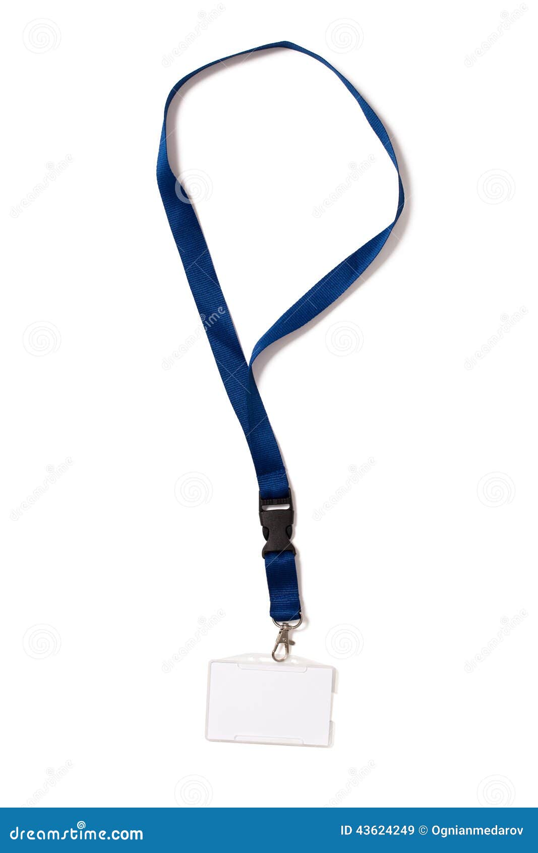 Identification Card - Badge with Clipping Path Stock Image - Image of ...