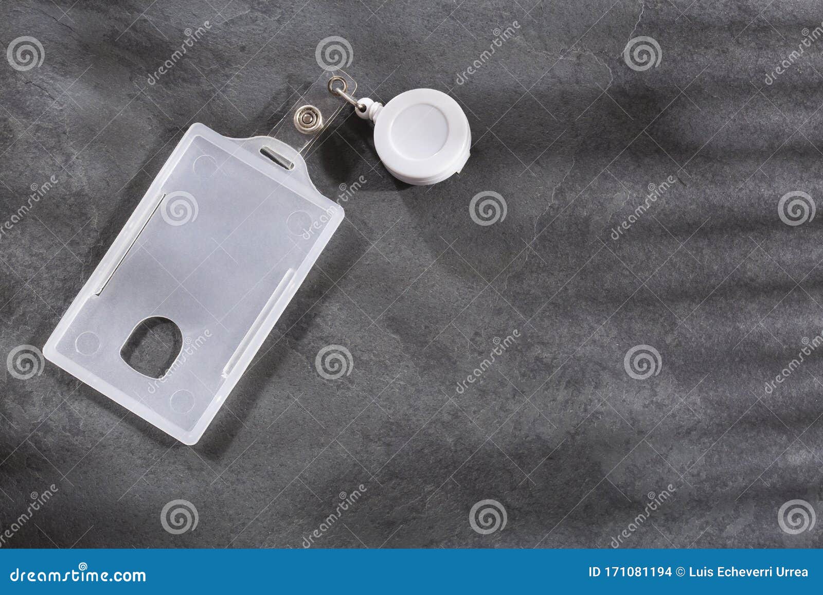 Identification Card Isolated on Gray Background Stock Photo - Image of ...