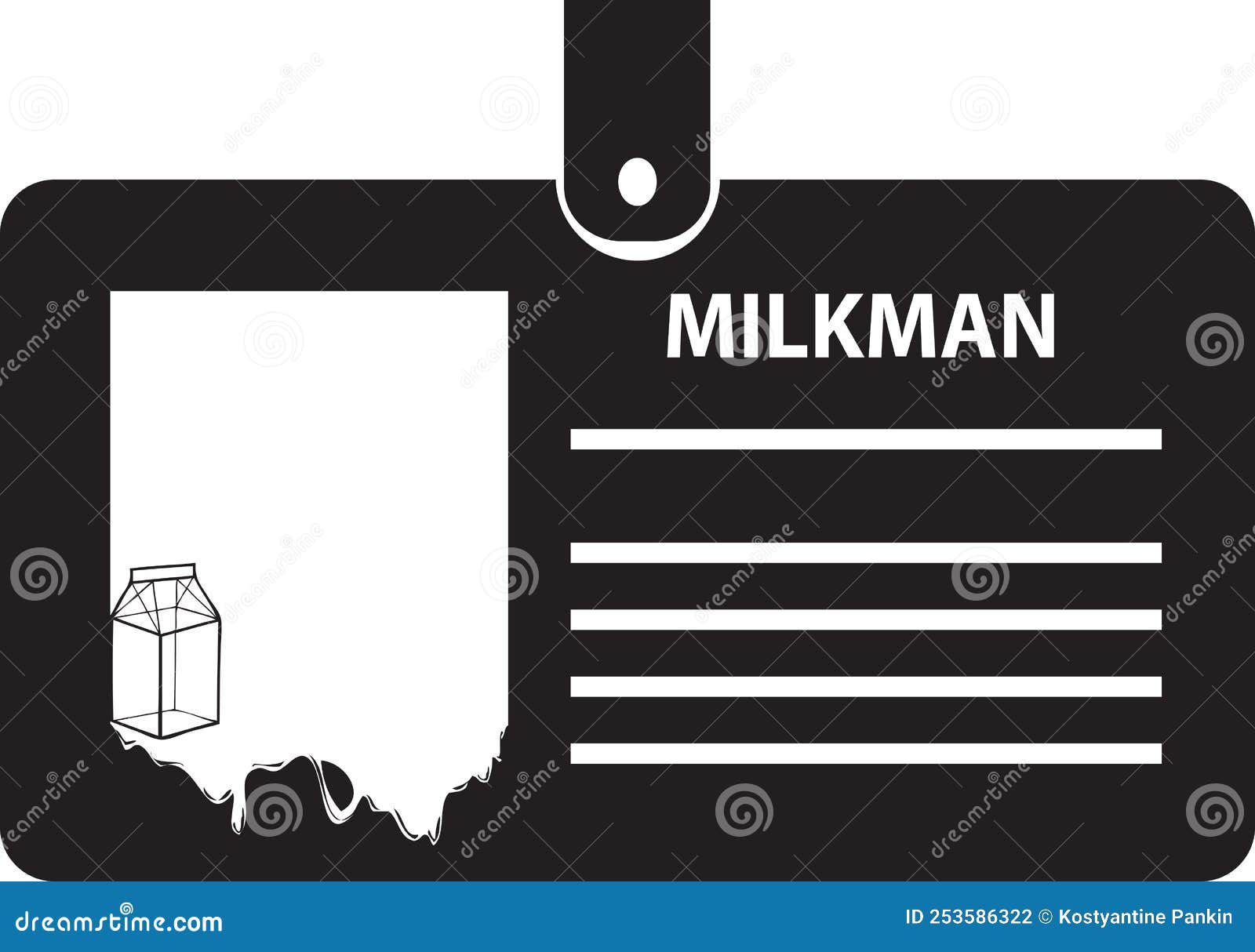 Milkman Profession Concept. Female Character Work On Farm. Milkmaid ...