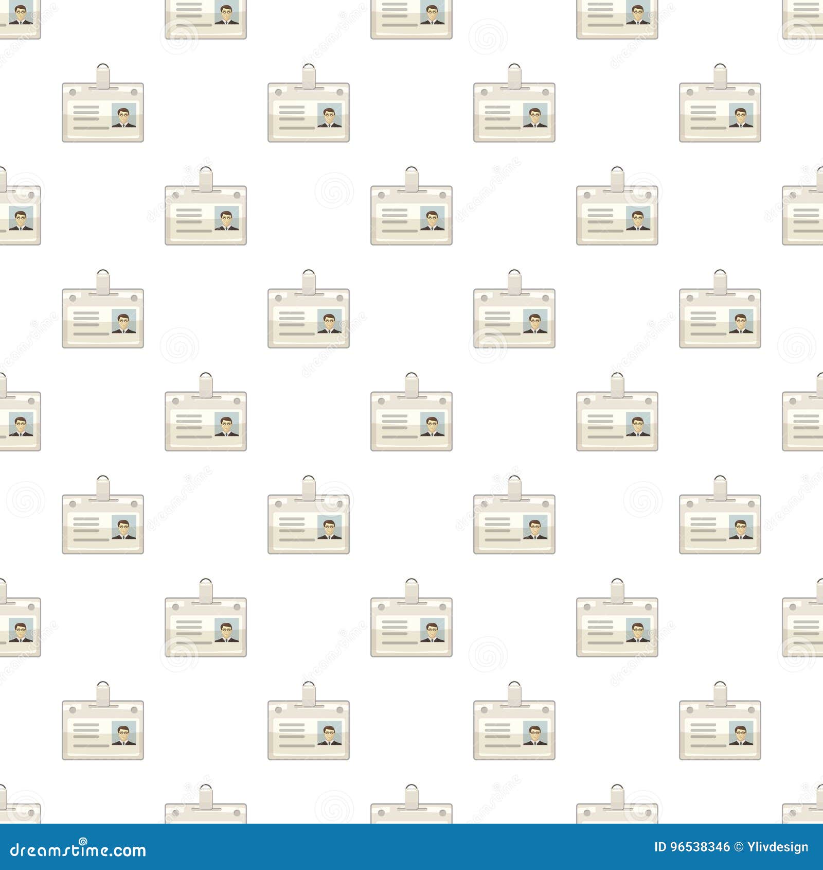 Identification Card Pattern Stock Vector - Illustration of business ...