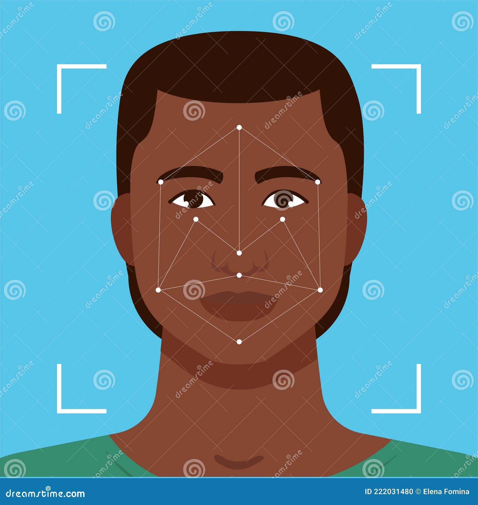 Identification Person Citizen Icon Of 3 Types Color, Black And White ...