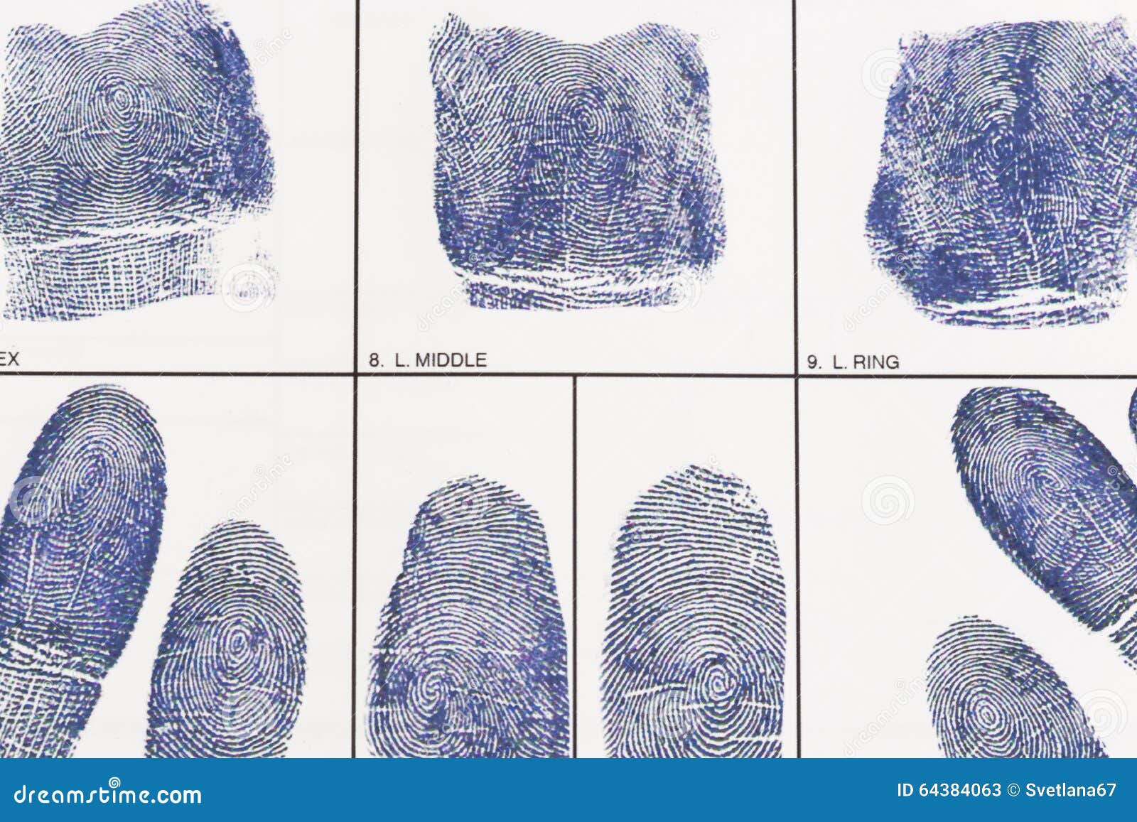 Identifiera Med Fingeravtryck Kortet Fotografering för Bildbyråer ...