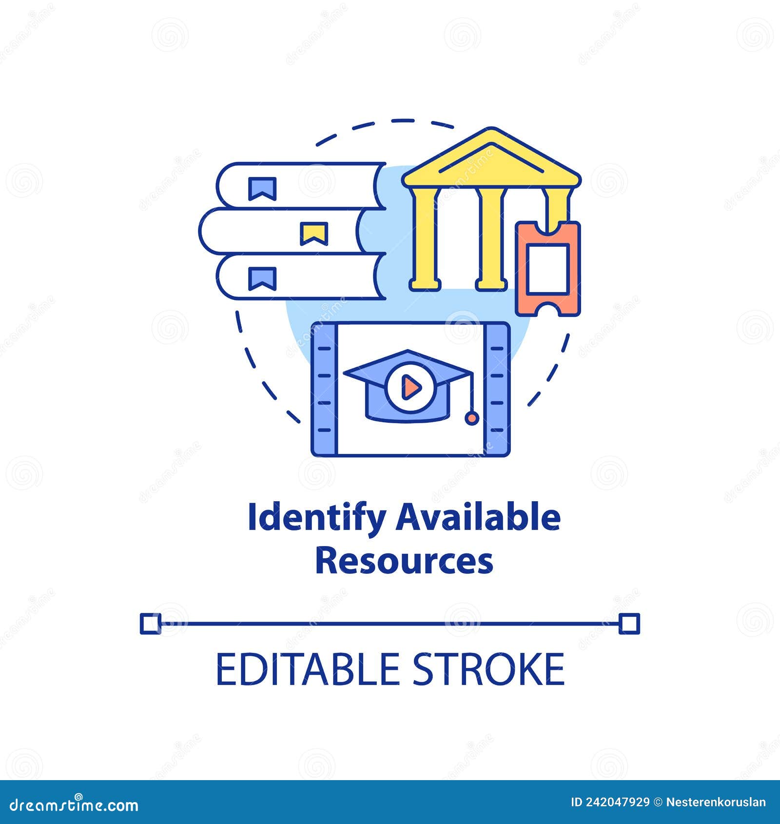 Identify Skill Gaps Blue Gradient Concept Icon Cartoon Vector ... Identify Skill Gaps Blue Gradient Concept Icon Cartoon Vector ...