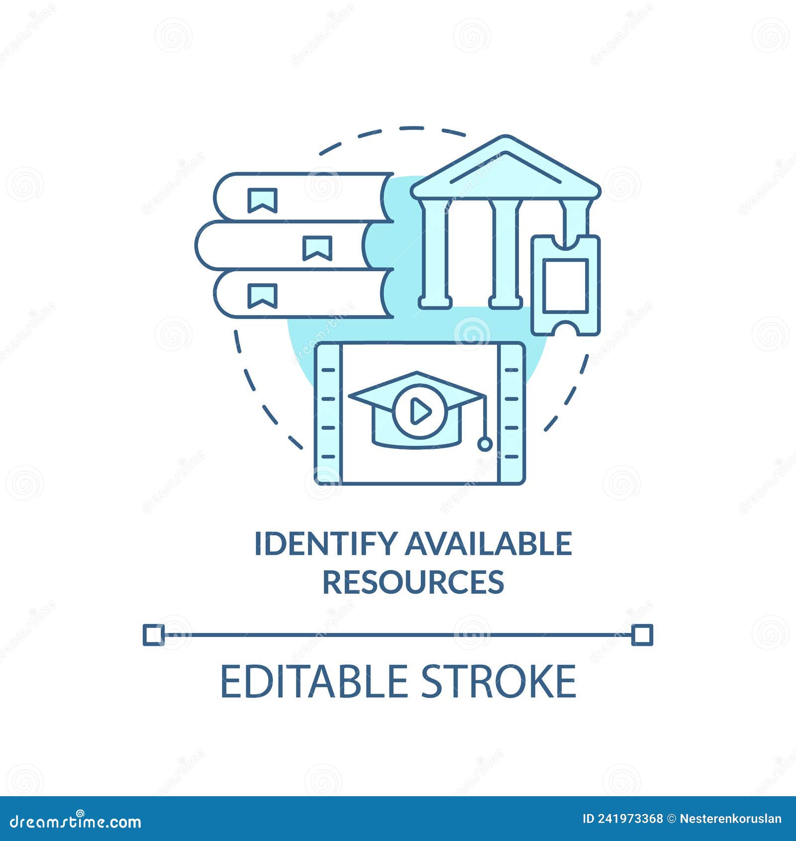 Identify Skill Gaps Blue Gradient Concept Icon Cartoon Vector ... Identify Skill Gaps Blue Gradient Concept Icon Cartoon Vector ...