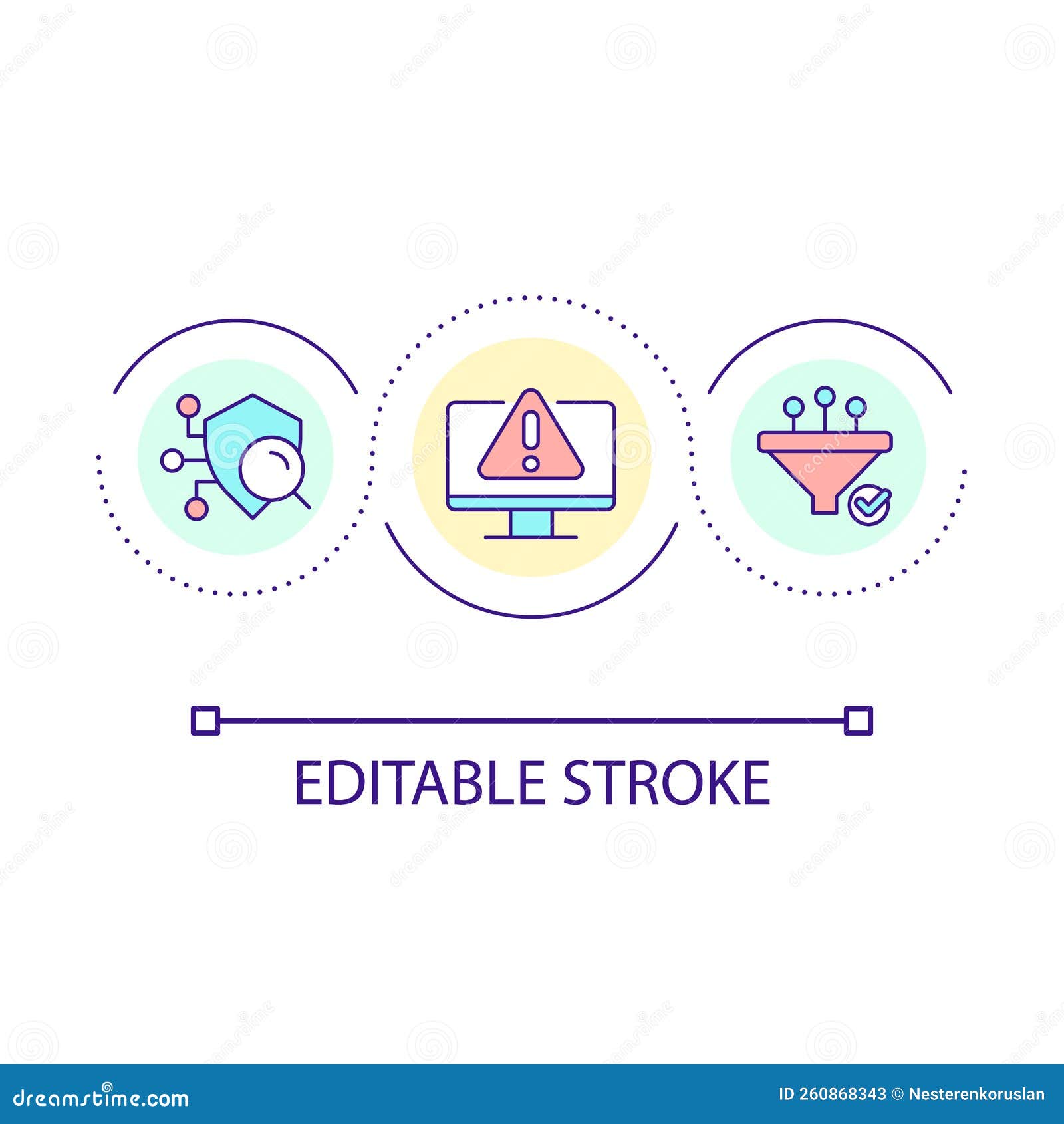 Identify Problem, Report And Fix It As Action For Solution Outline ...