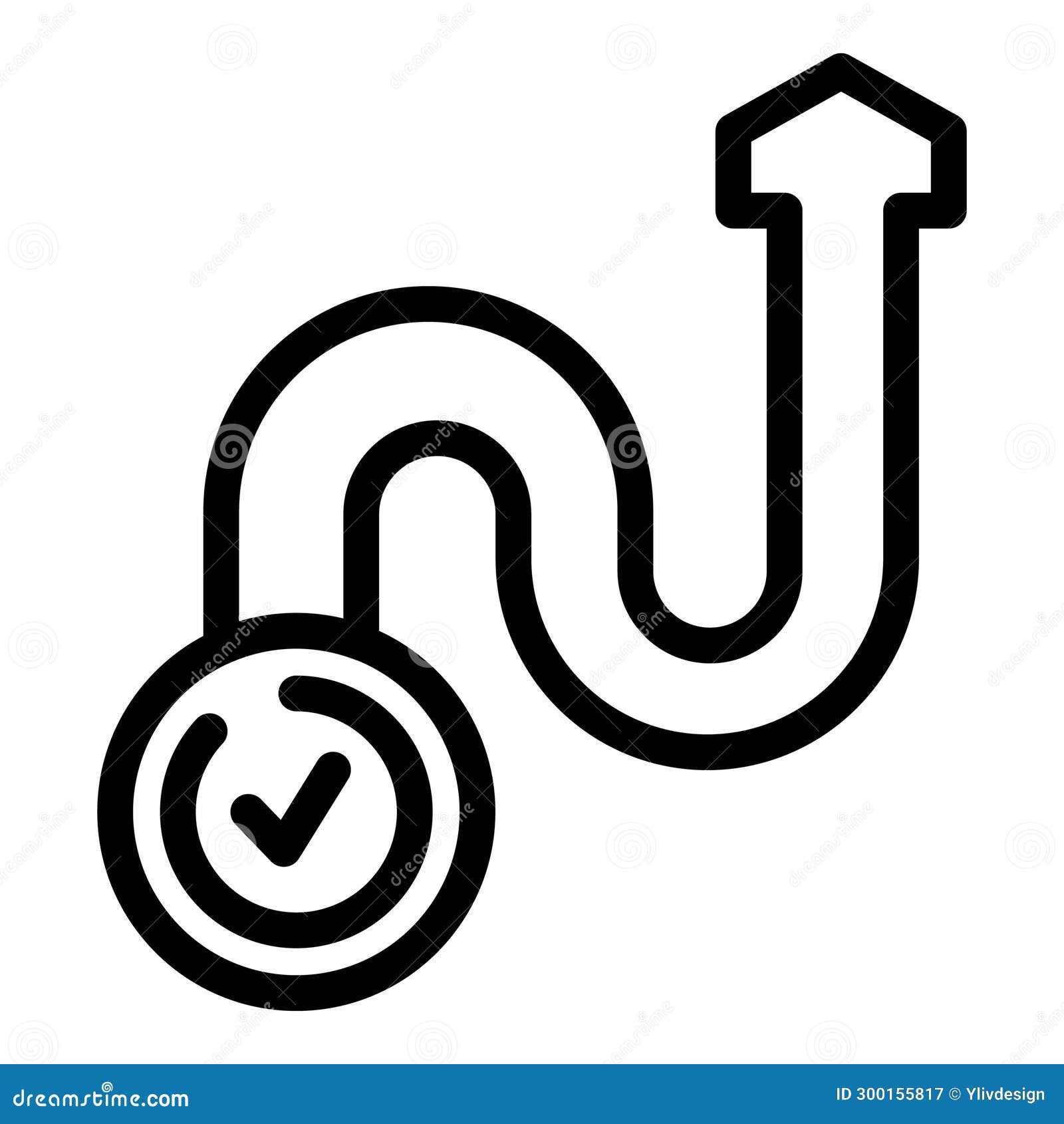 Identify Right Decision Icon Outline Vector. Decisions Making Process ...