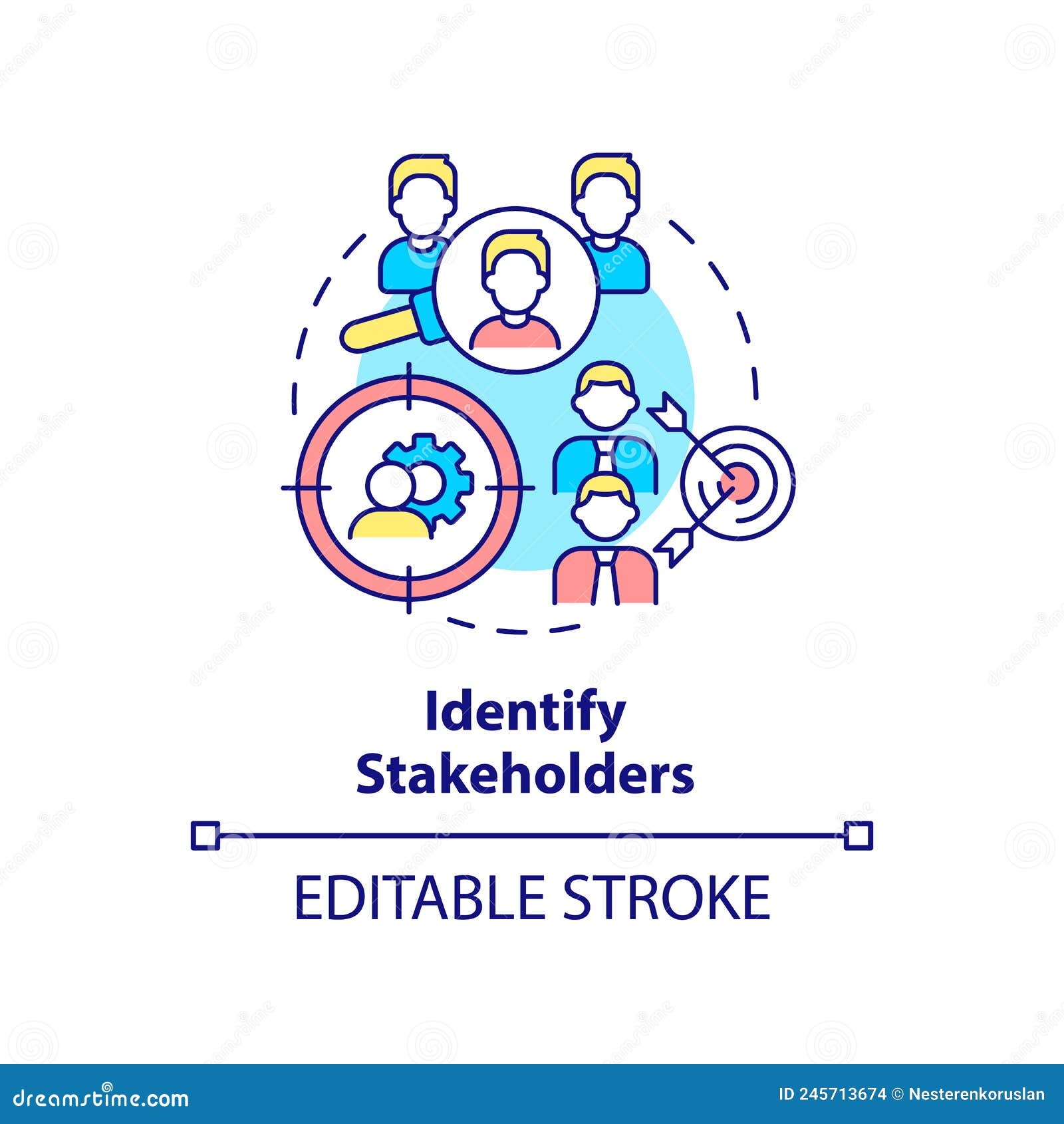 Identify Stakeholders Concept Icon Stock Vector - Illustration of ... Identify Stakeholders Concept Icon Stock Vector - Illustration of ...