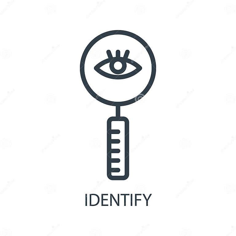Identify. Vector Illustration Decorative Design Stock Illustration ...