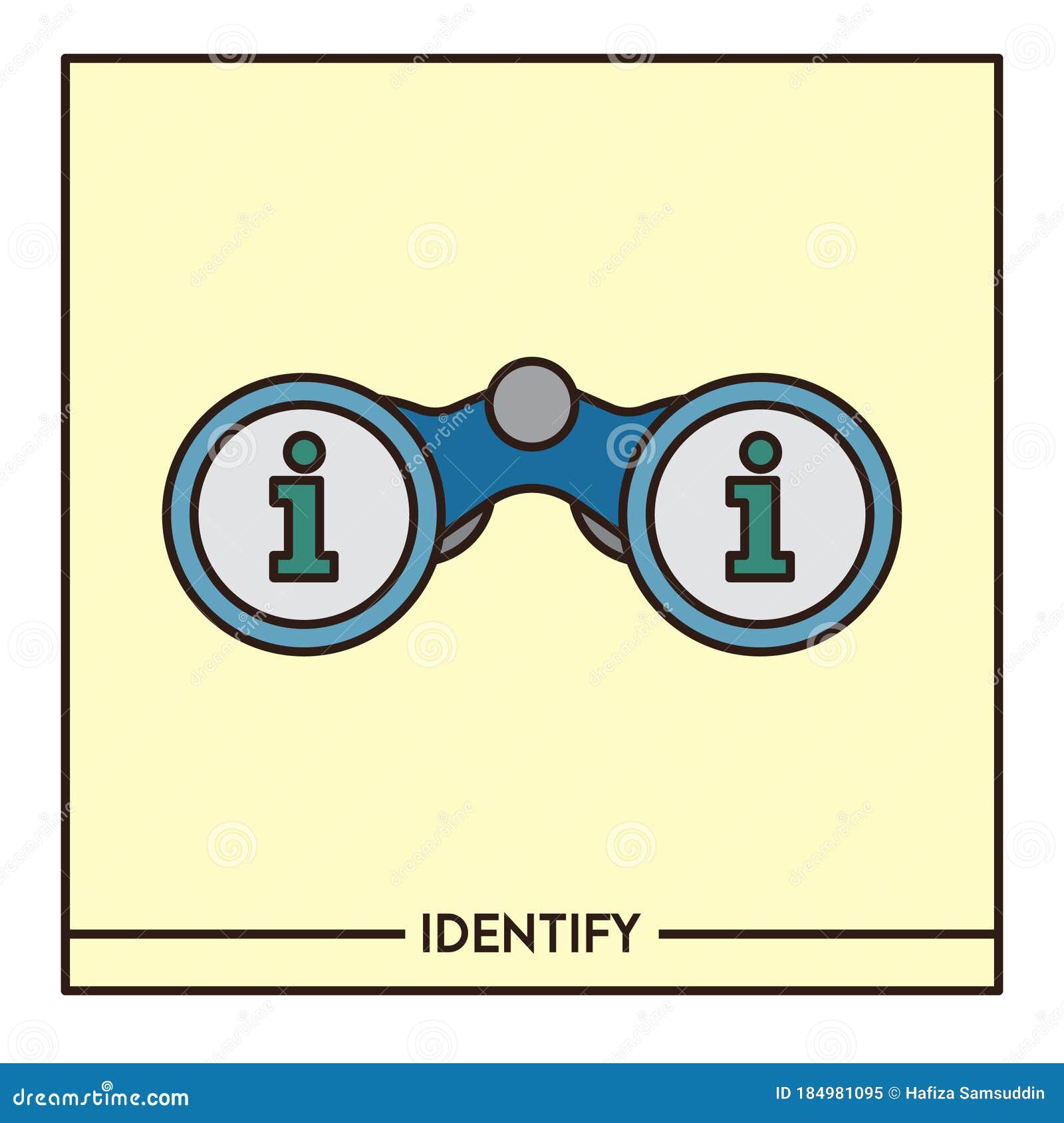 Identify. Vector Illustration Decorative Design Stock Illustration ...