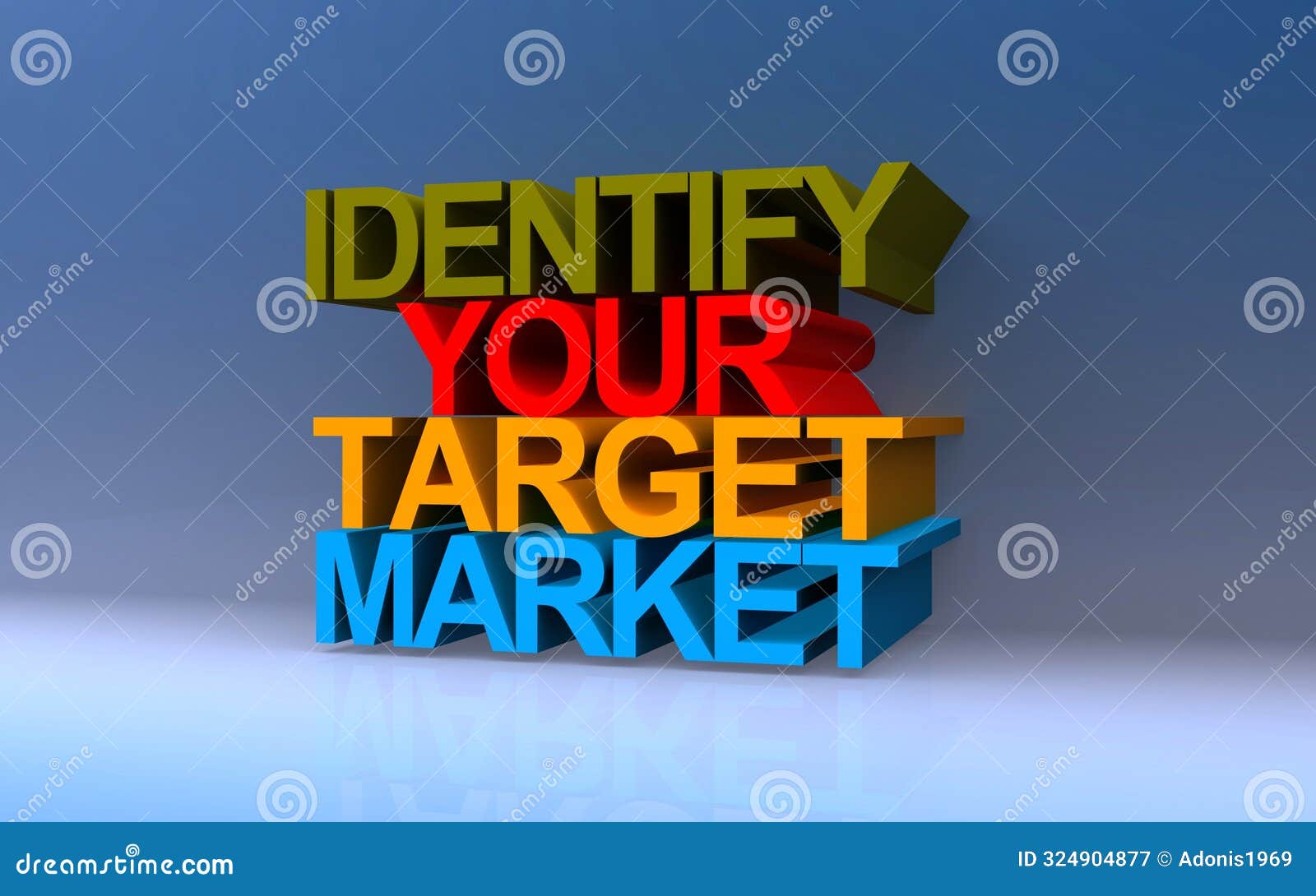 Identify Your Target Market on Blue Stock Illustration - Illustration ... Identify Your Target Market on Blue Stock Illustration - Illustration ...