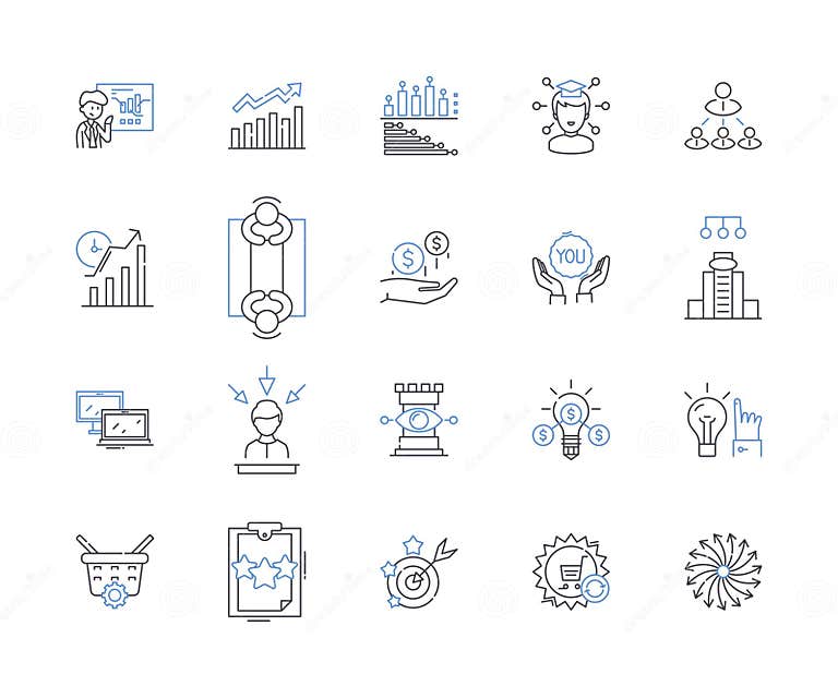 Identifying and Categorizing Line Icons Collection. Sorting, Labeling ...