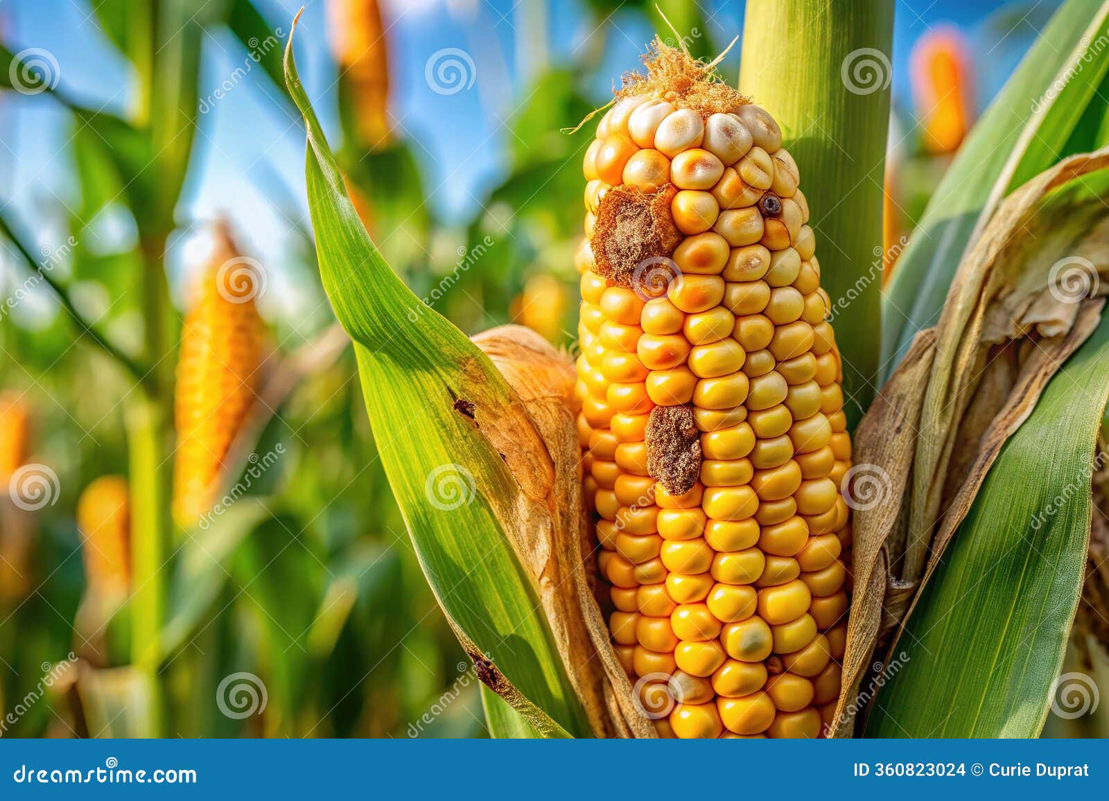 Understanding Corn Rhizoctonia Ear Rot A CloseUp Look At Damaged ...