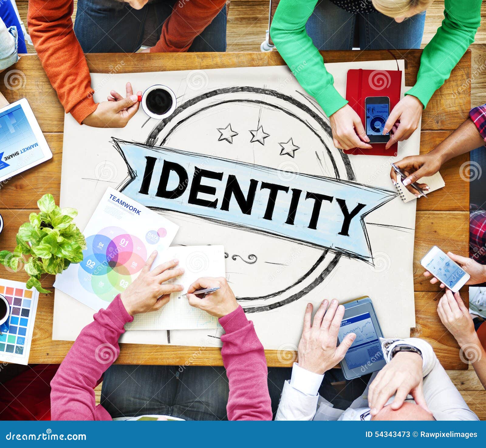 Identity Branding Marketing Copyright Brand Concept Stock Image - Image ...